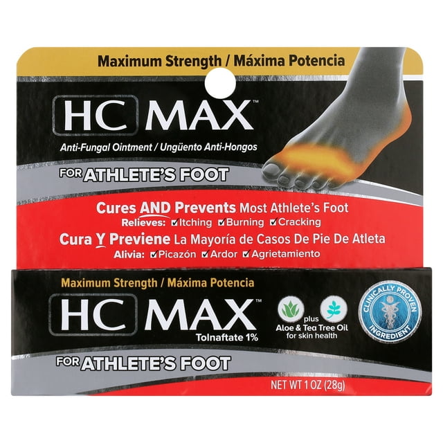 HC Max Maximum Strength Anti-Fungal Ointment, 1 oz - Walmart.com
