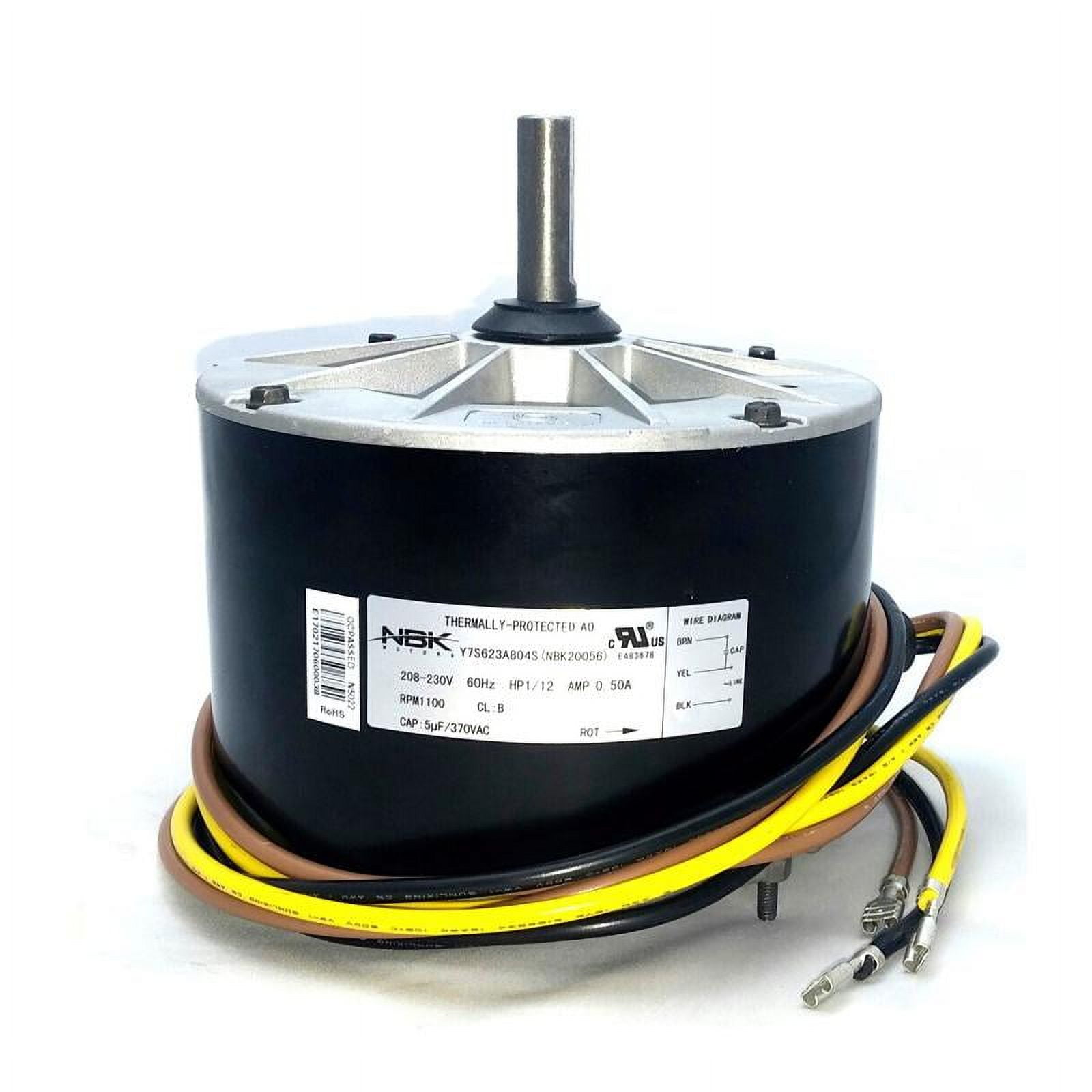 HC31GE234 CONDENSOR FAN MOTOR 1/12 HP 208/230V - EXACT FIT FOR CARRIER ...