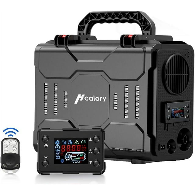 HCALORY 12V 5KW Diesel Air Heater, Portable Toolbox with Remote for ...