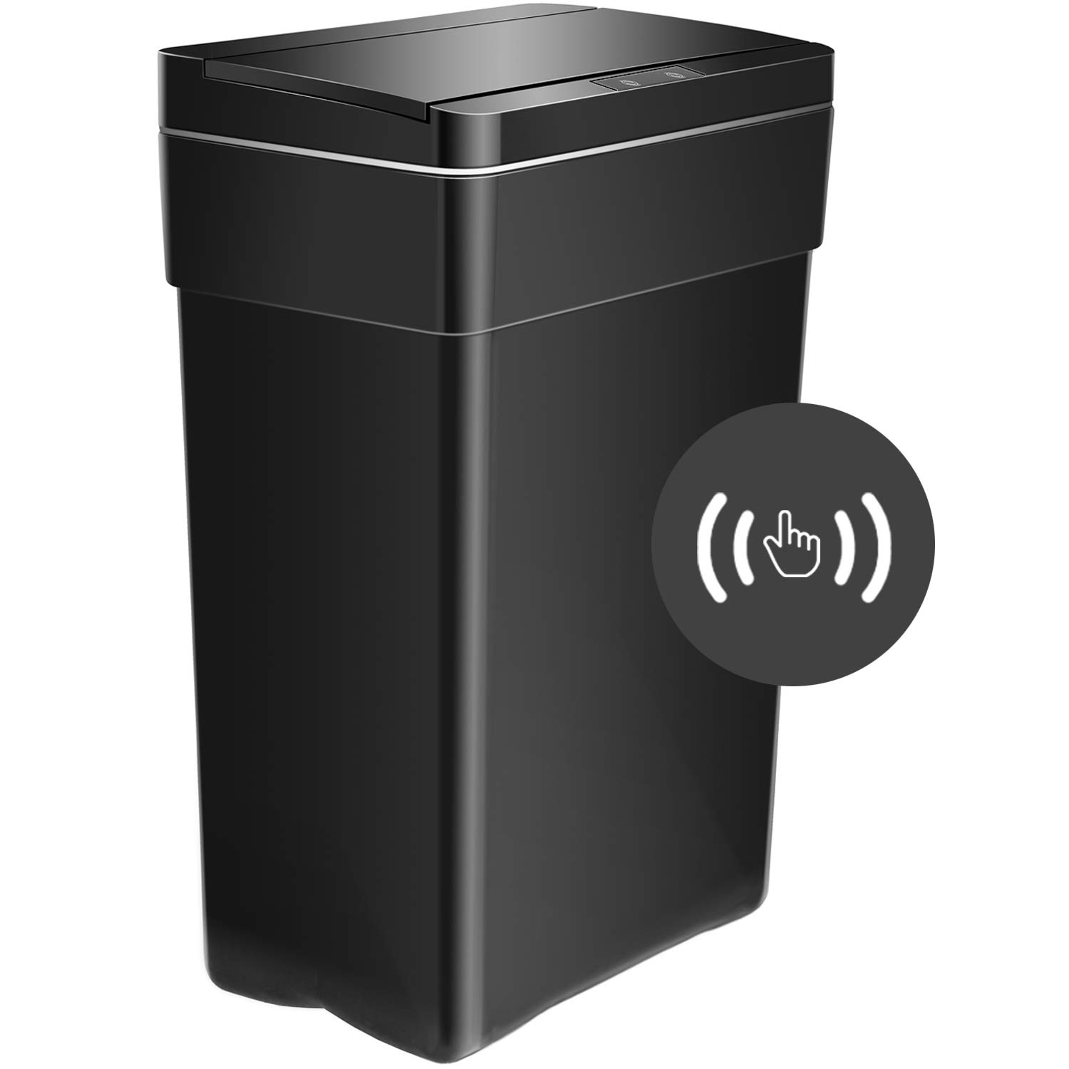 HCB Trash Can Automatic Garbage Can Plastic Touch Free Waste Bins 13 ...