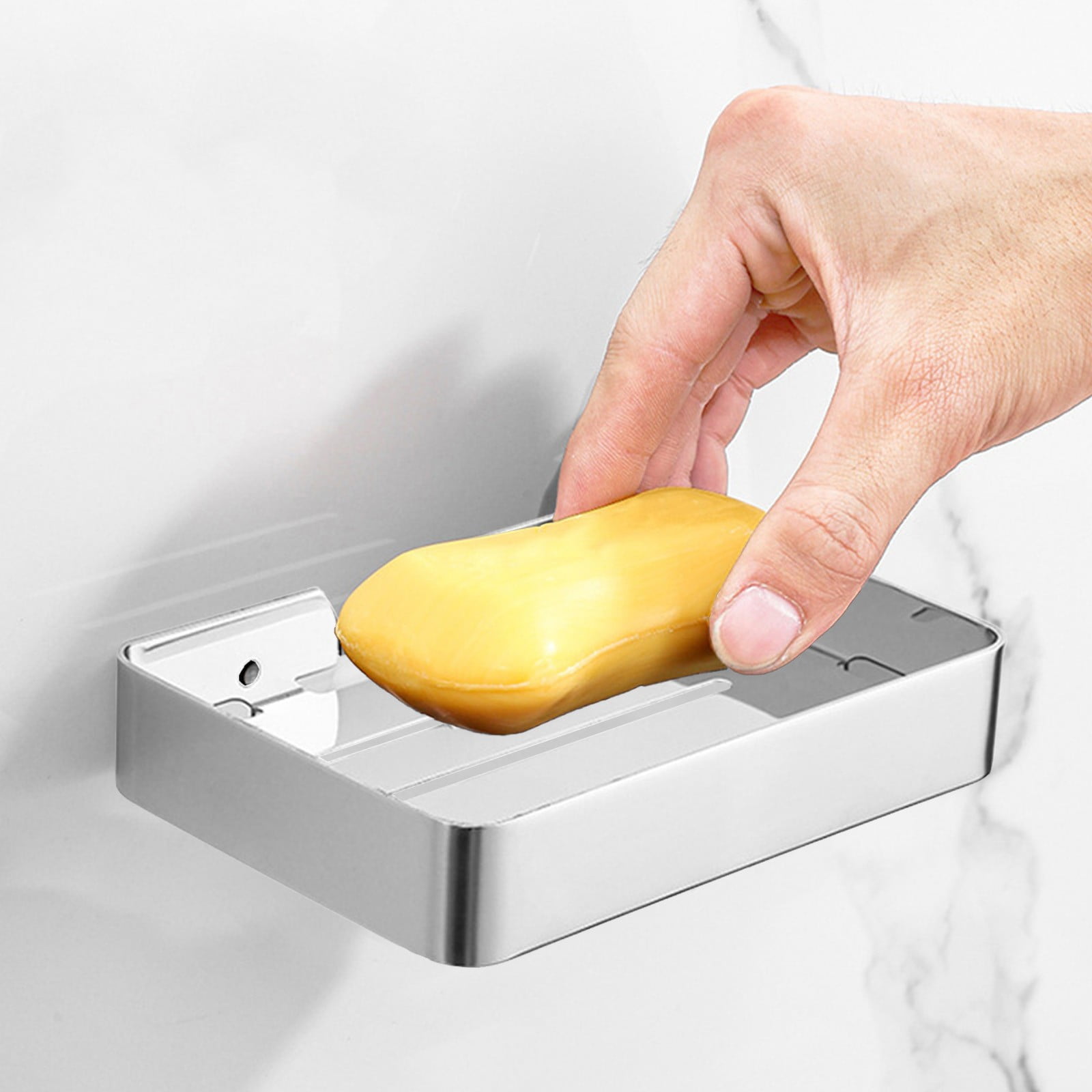 HCBY Stainless Steel Soap Holder for Shower - Wall Mounted Soap Dish ...