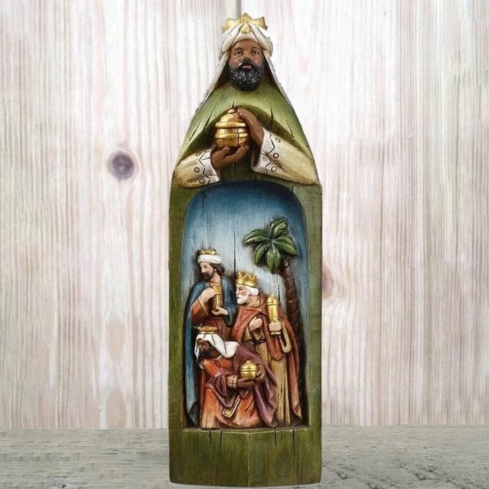 HCBY Three Wise Men Nativity Set,Christmas Nativity Collection Resin ...