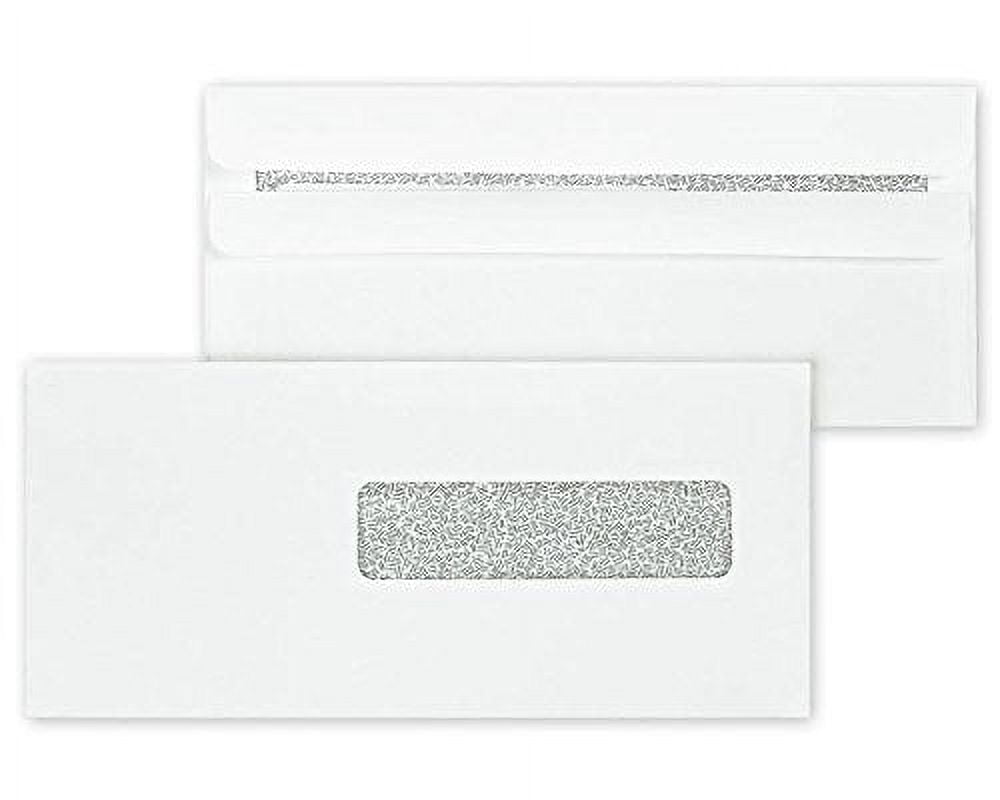 HCFA Blank Self Seal Envelope Right Window, 9 1/2" x 4 1/8", 1,000 ...