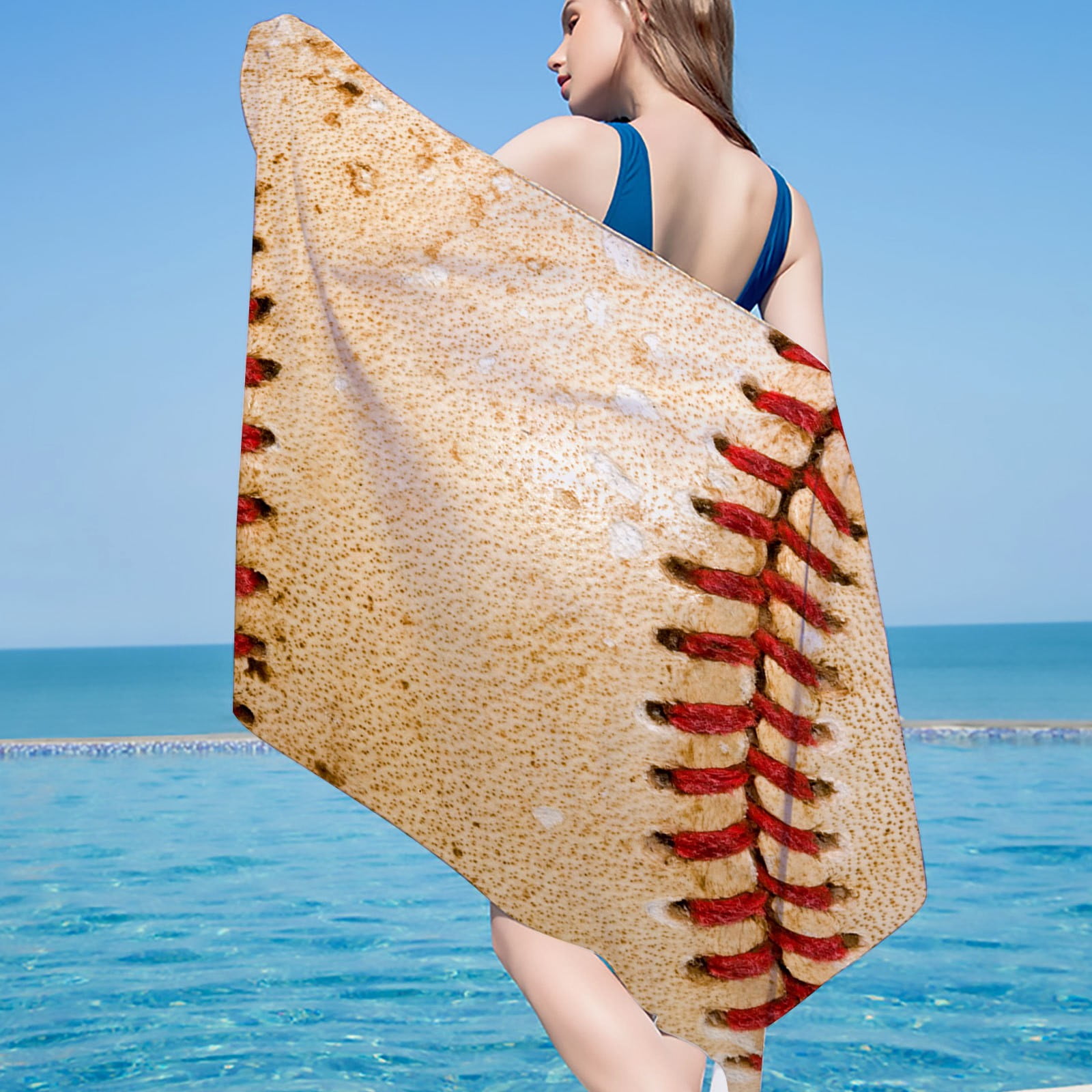 Customer reviews for HCJKDU Baseball Pattern Beach Towels Quick Dry ...