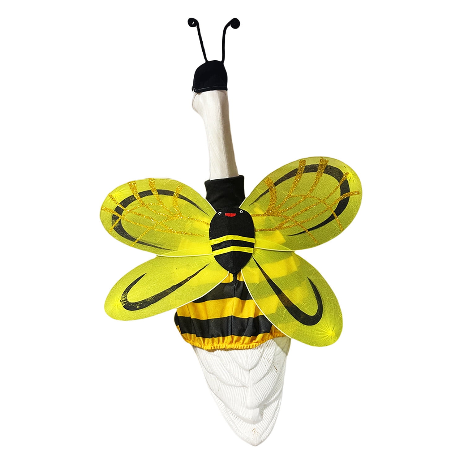 HCJKDU Bee Goose Outfit Lawn Porch Goose Clothes with Wings Spring Bee ...