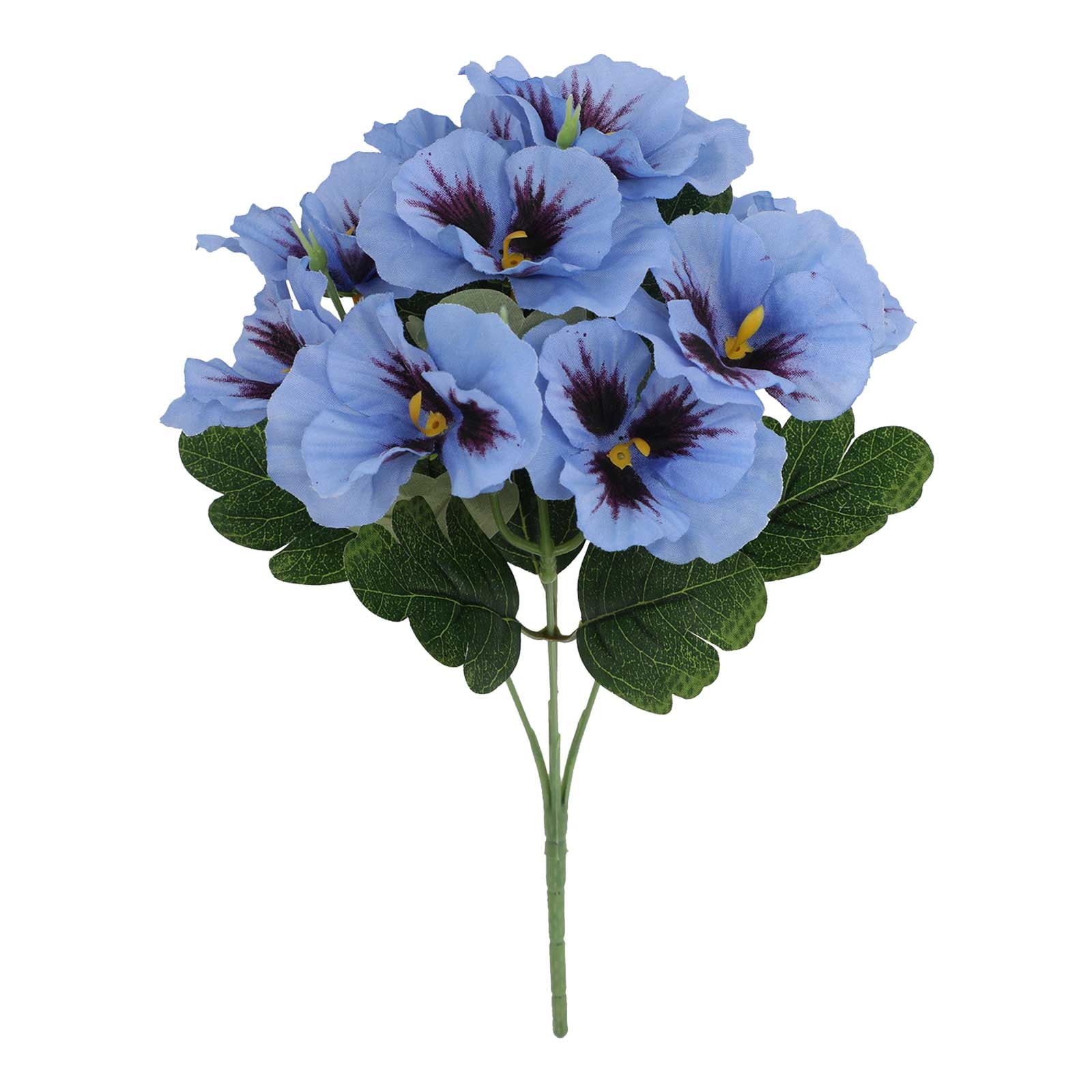 HCJKDU Fake Flowers Pansy African violets Small Wildflower Daisy Faux ...