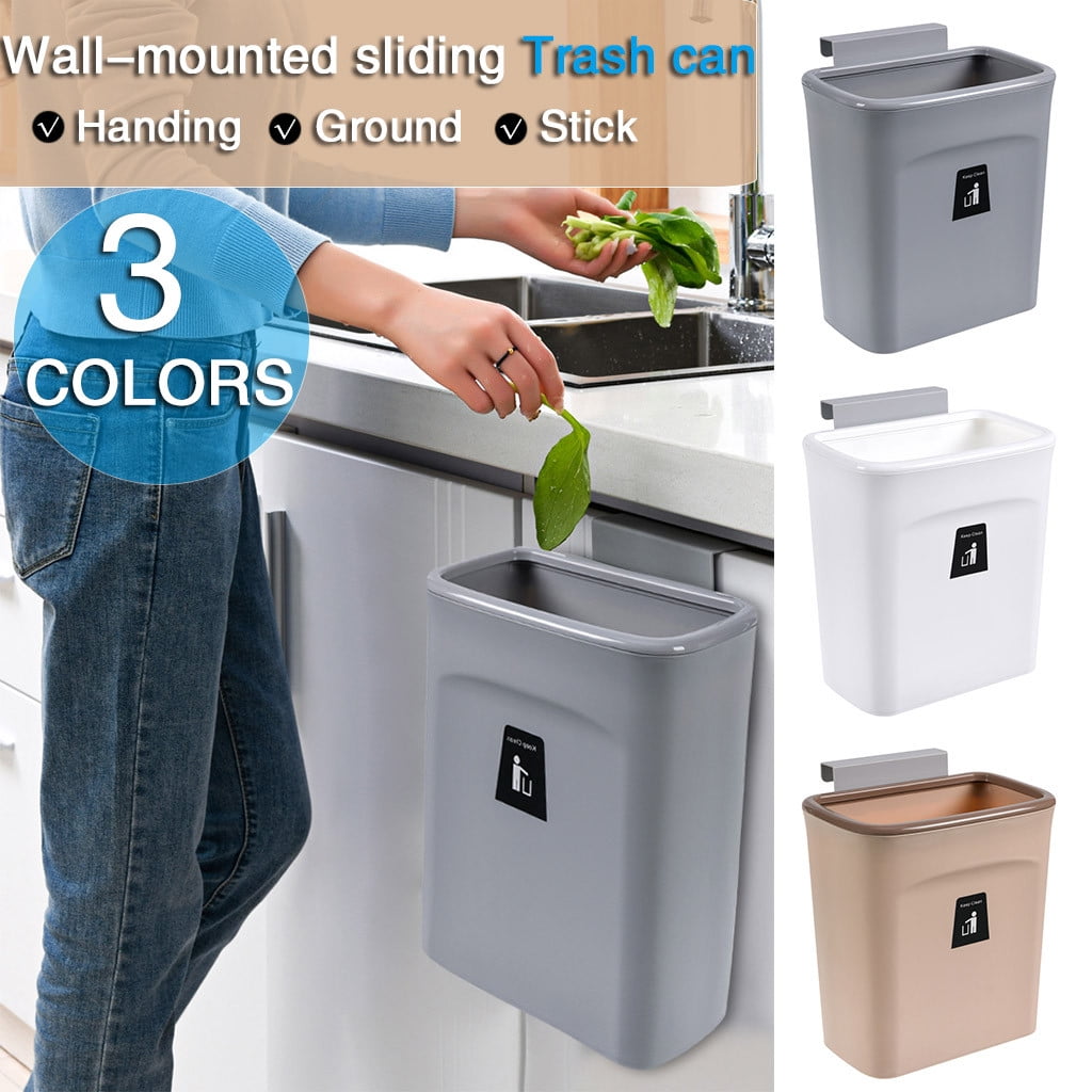 HCJKDU Kitchen Compost Bin for Counter Top or Under Sink, Hanging Small ...