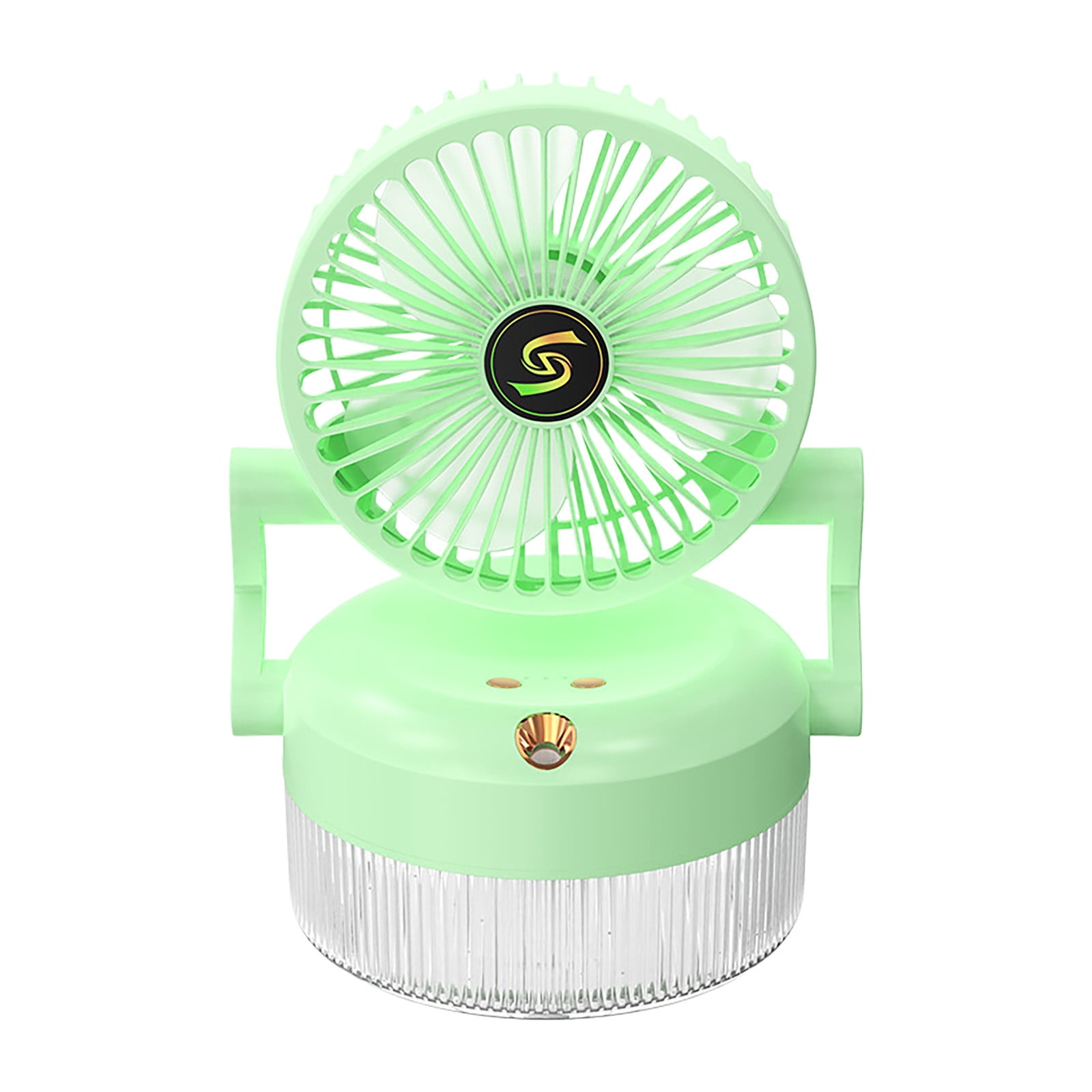 HCJKDU Misting Fan with 300ml Water Tank, Battery Operated Small ...
