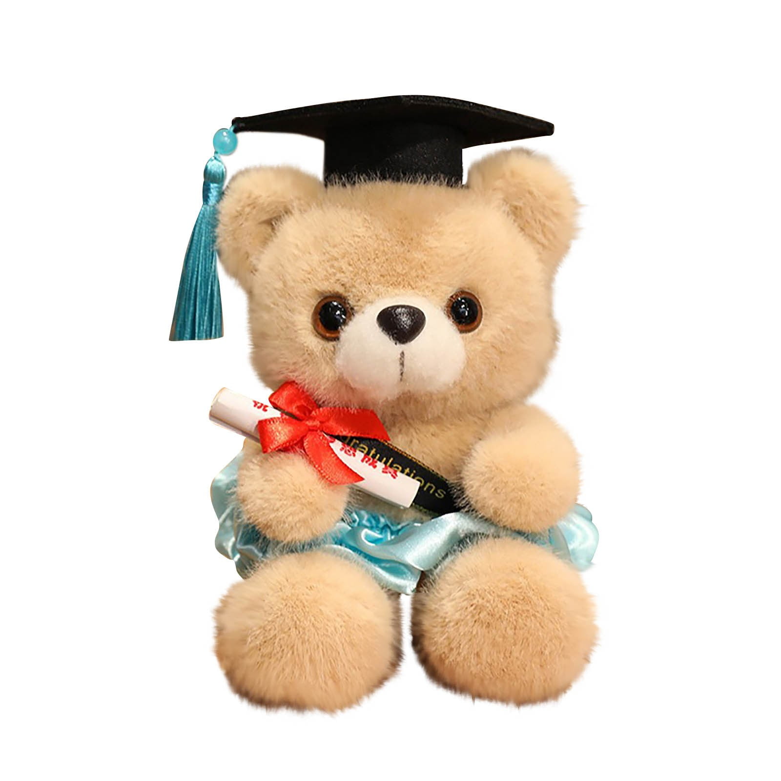 HCJKDU Teddy Bear Graduation Plush Toy - Stuffed Teddy with Diploma and ...
