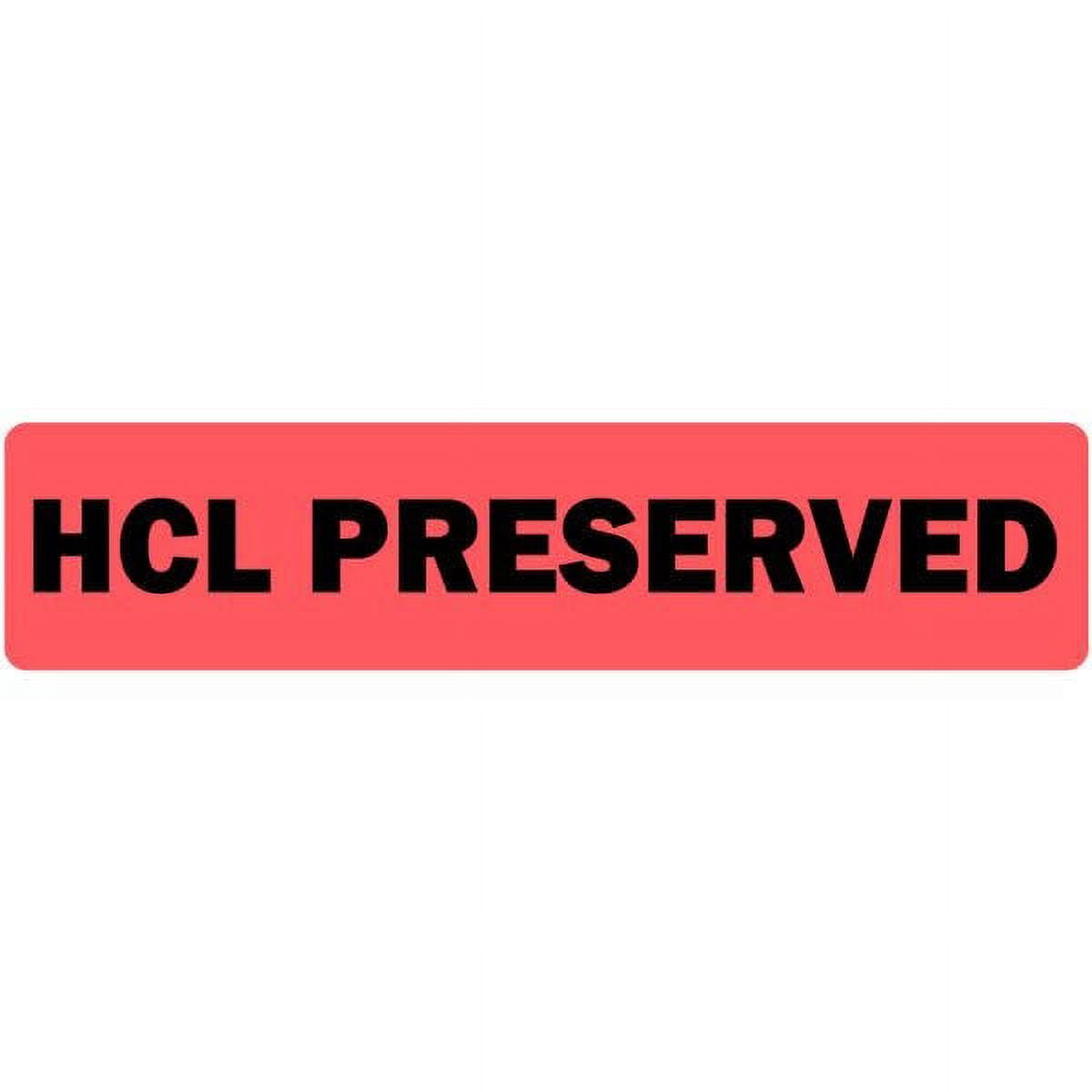 HCL Preserved Medical Labels - Walmart.com