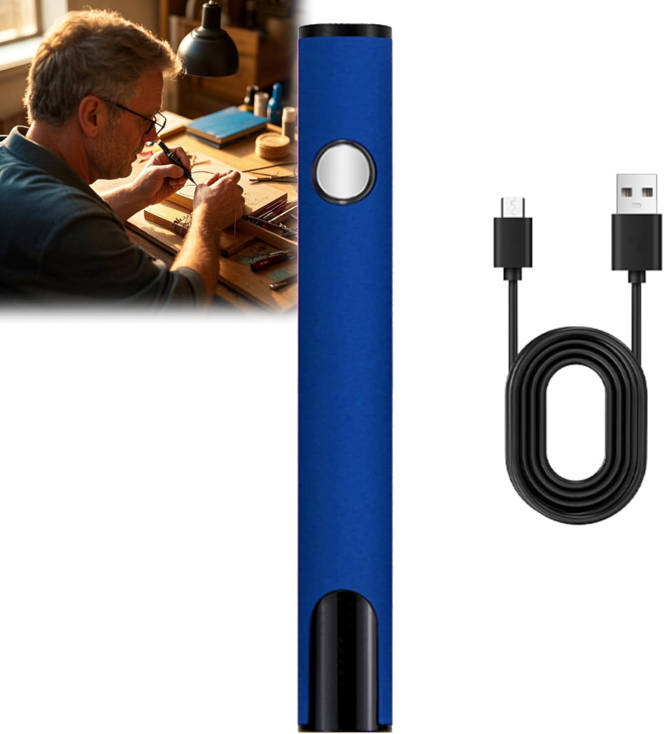 HCMY Rechargeable Thread Burner kit Digital Thread Zapper Tool Burning ...