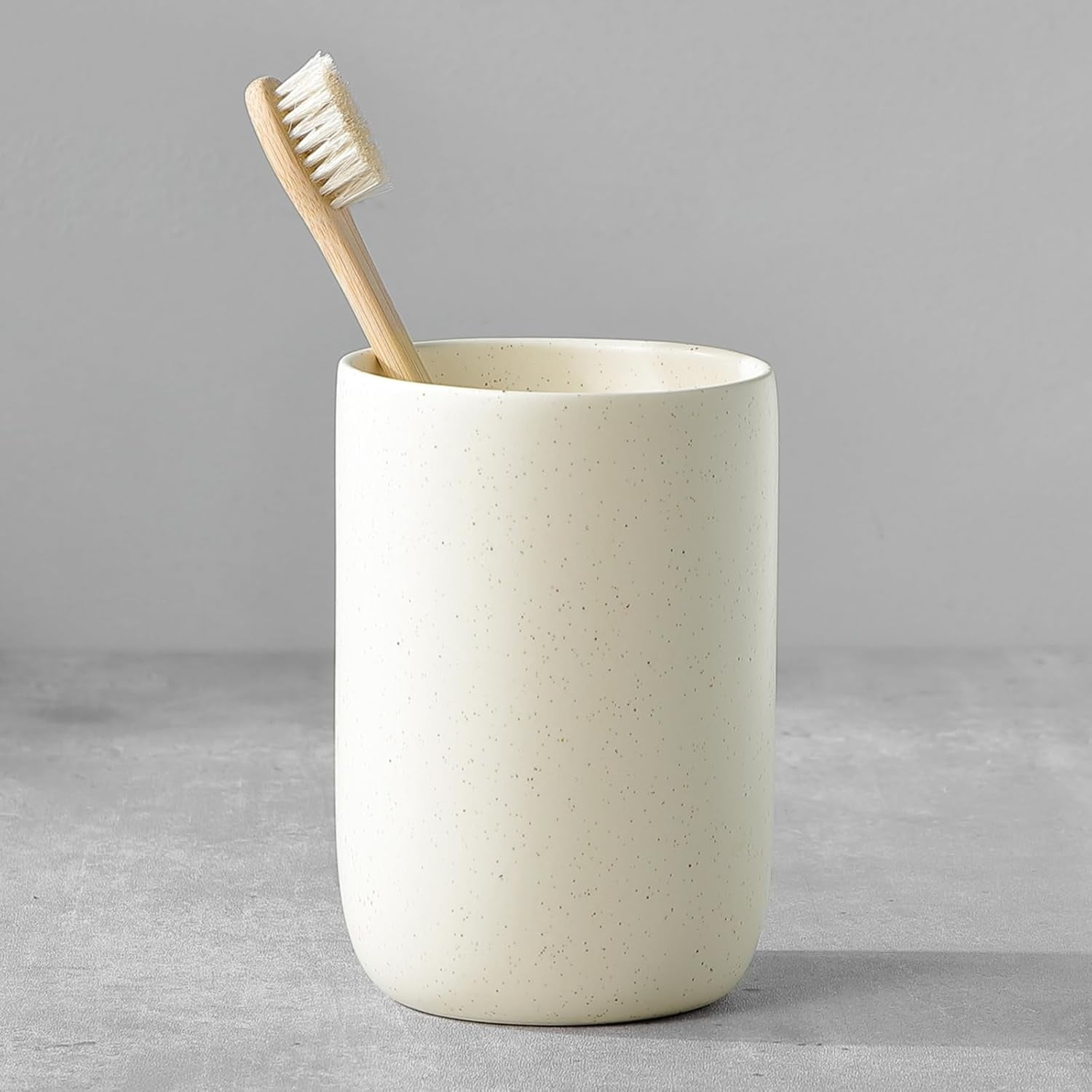 HCMY Toothbrush Holder for Batooms - 1 Cup Toothbrush Toothpaste Holder ...