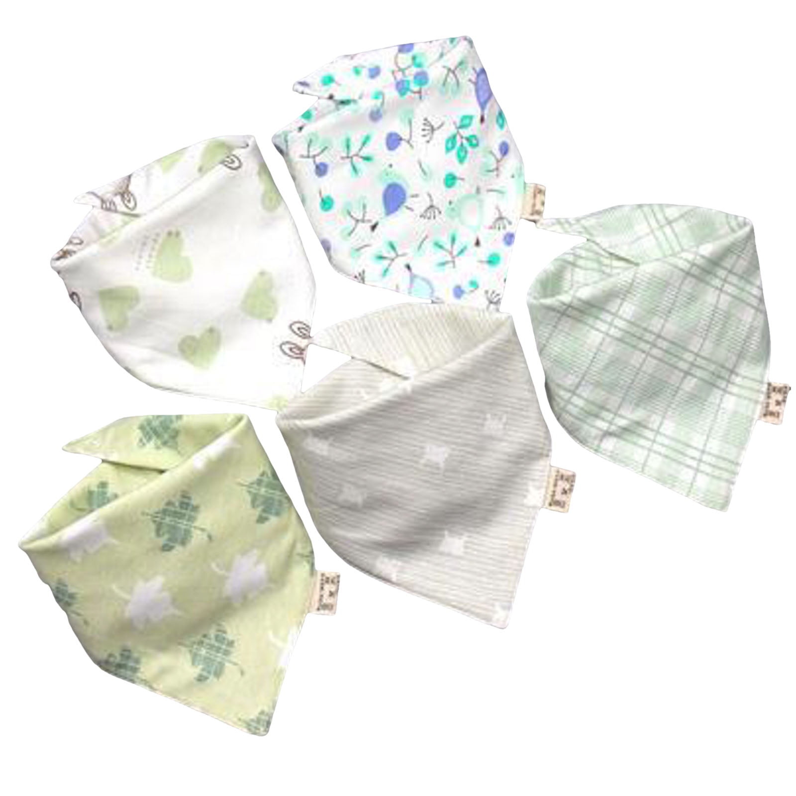 HCNTES Baby Bandana Bibs for Drooling and Teething 5 Pc Gift Set The ...