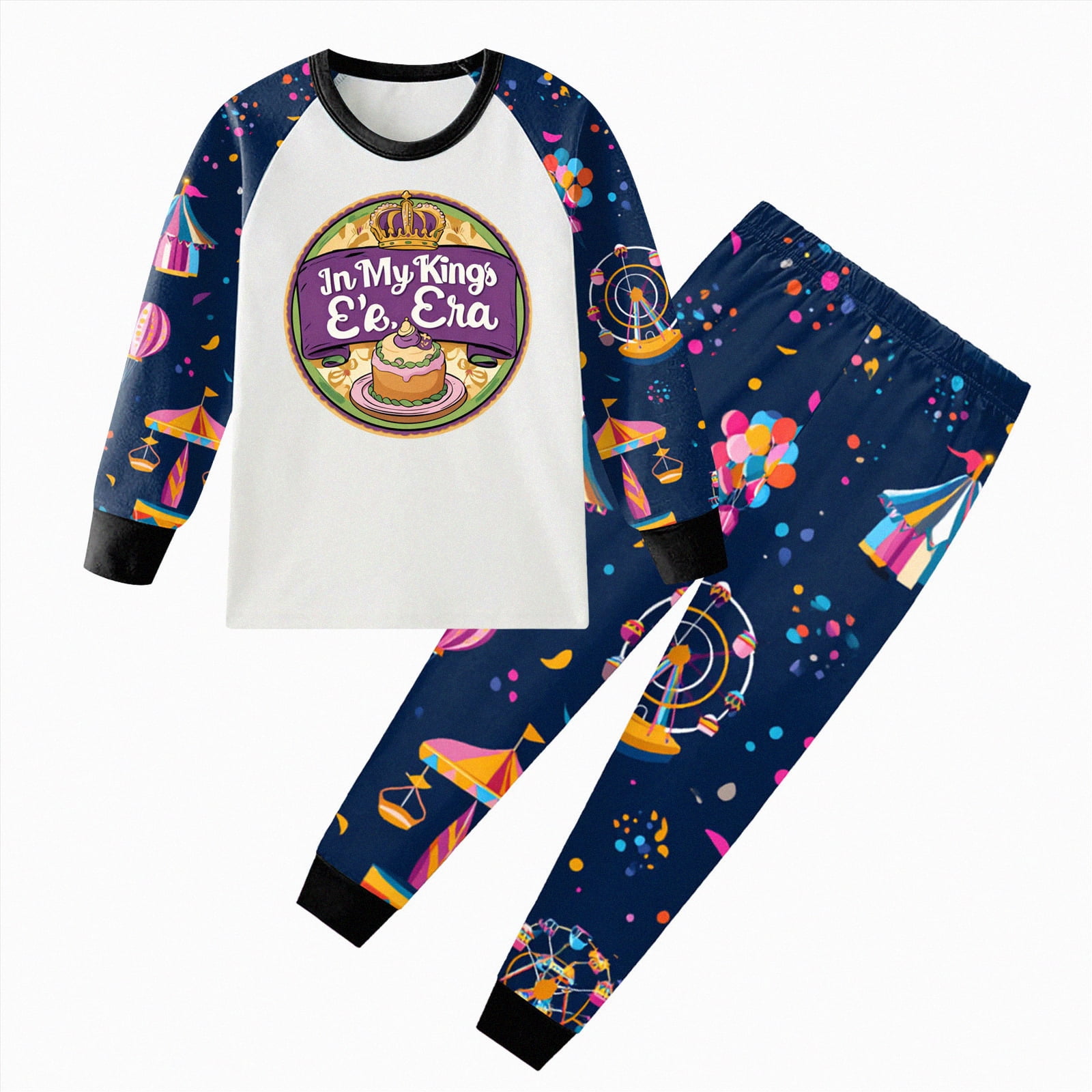 HCNTES Baby Boy Outfits Christmas Long Sleeve Color Block Pullover Tops ...