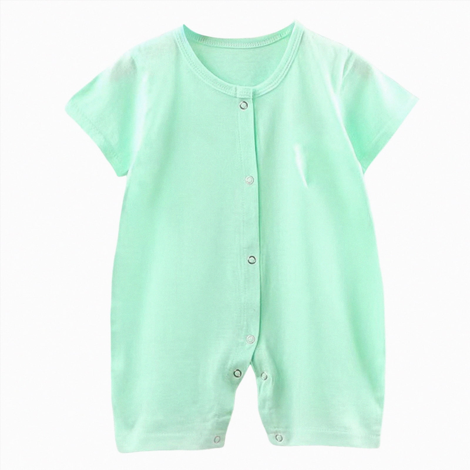 HCNTES Baby Unisex Short Sleeve One-Piece Jumpsuit Bodysuit Toddler ...
