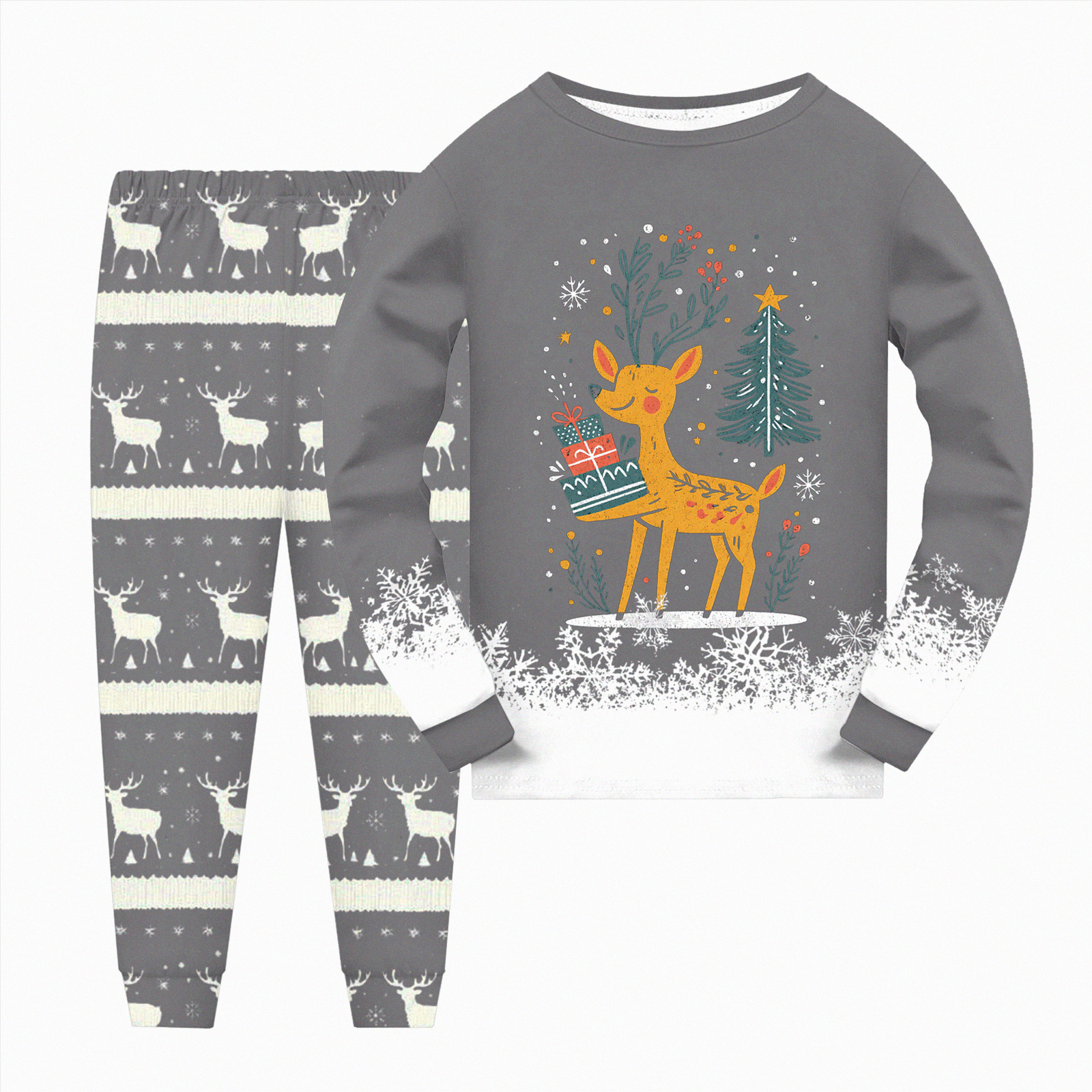 HCNTES Boys Girls Pajamas Toddler Kids Pjs Sets Cotton Chirldren ...