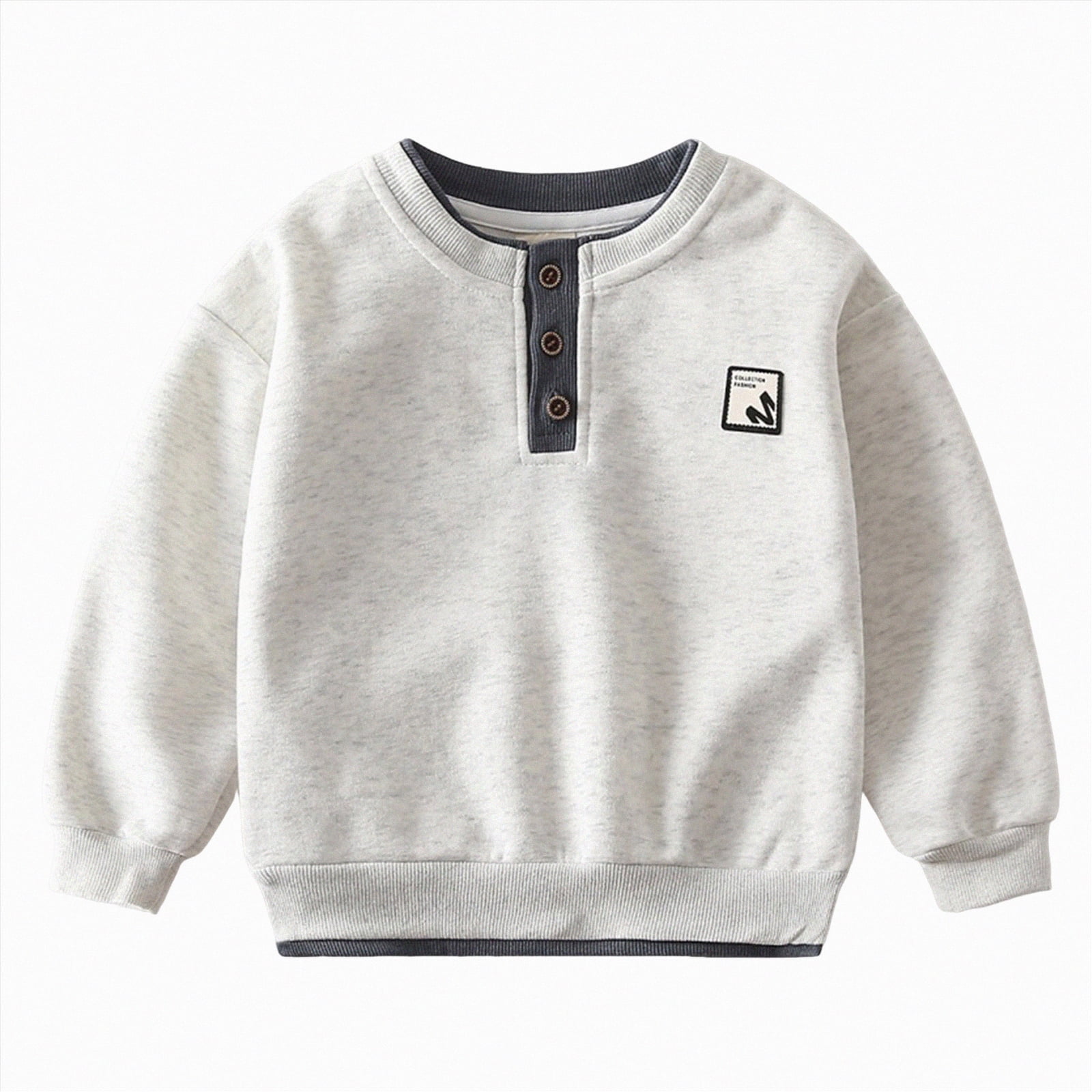 HCNTES Boys School Uniform Shirts Boys Baby and Toddler Uniform Long ...