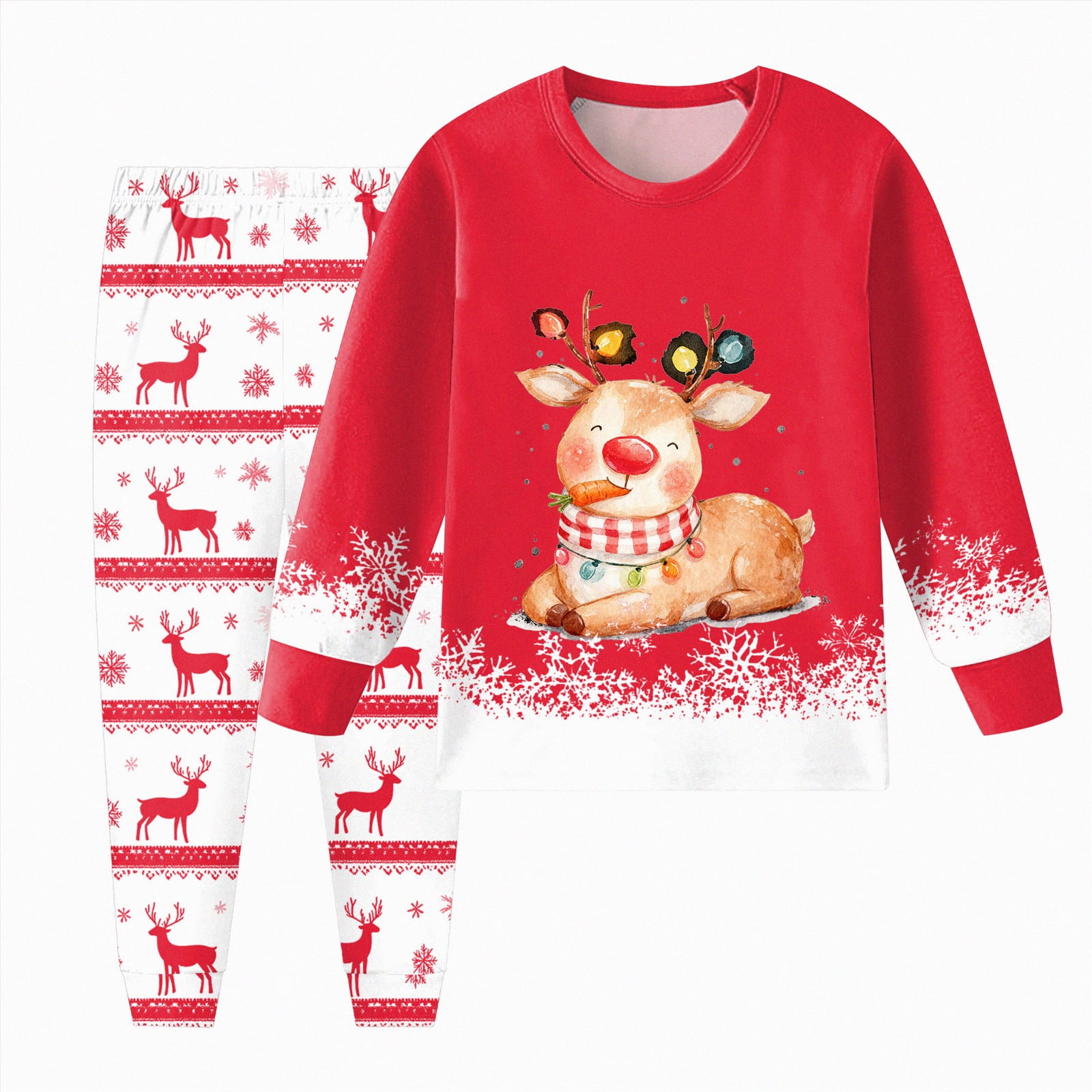 HCNTES Boys and Girls Long Sleeve Trousers Set Comfortable Soft ...