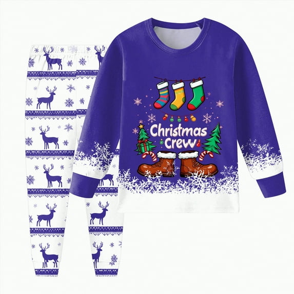 HCNTES Boys and Girls Long Sleeve Trousers Set Comfortable Soft ...