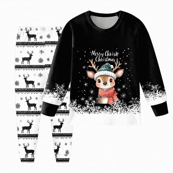 HCNTES Boys and Girls Long Sleeve Trousers Set Comfortable Soft ...