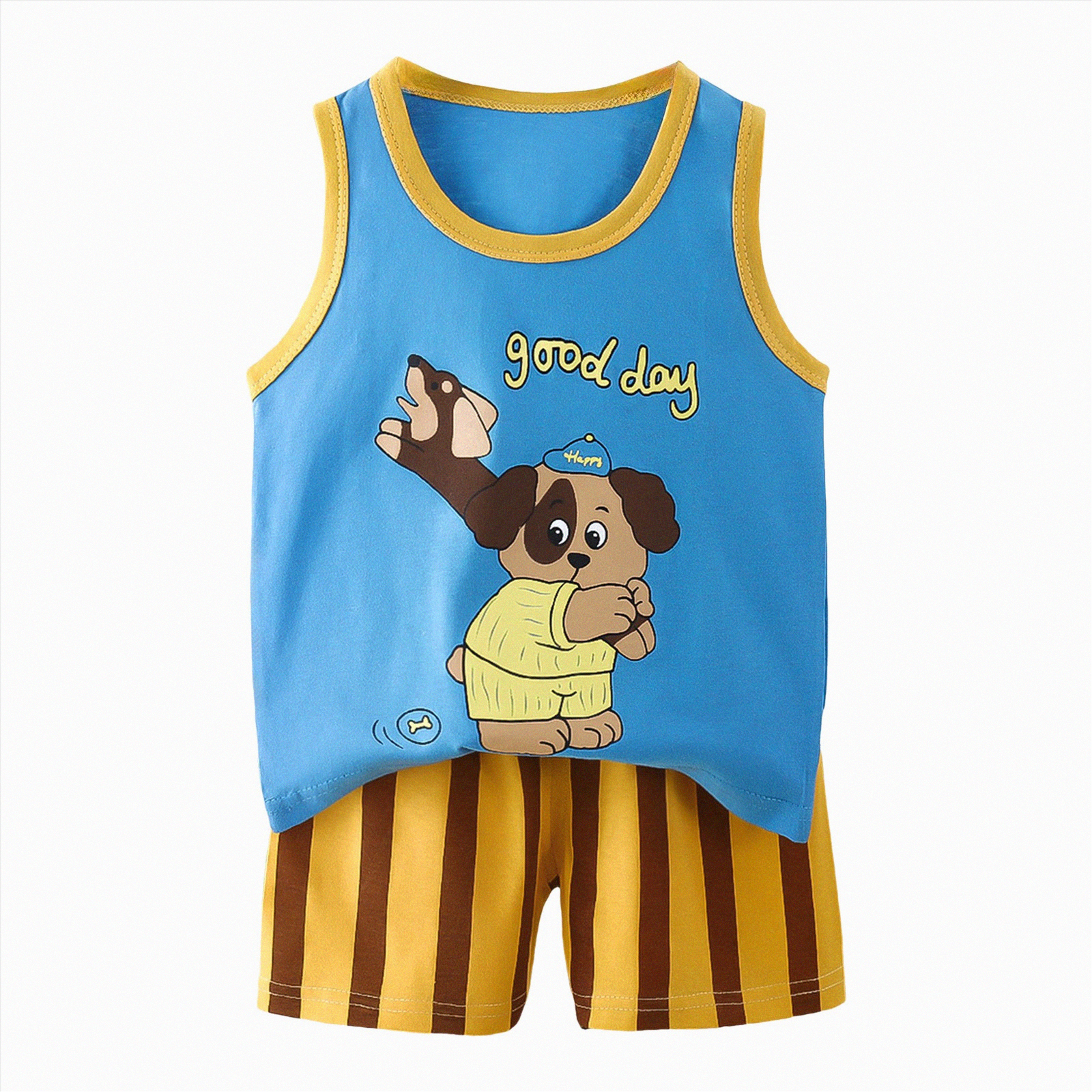 HCNTES Children's Stretchable Vest Sleepwear & Dailywear Soft ...