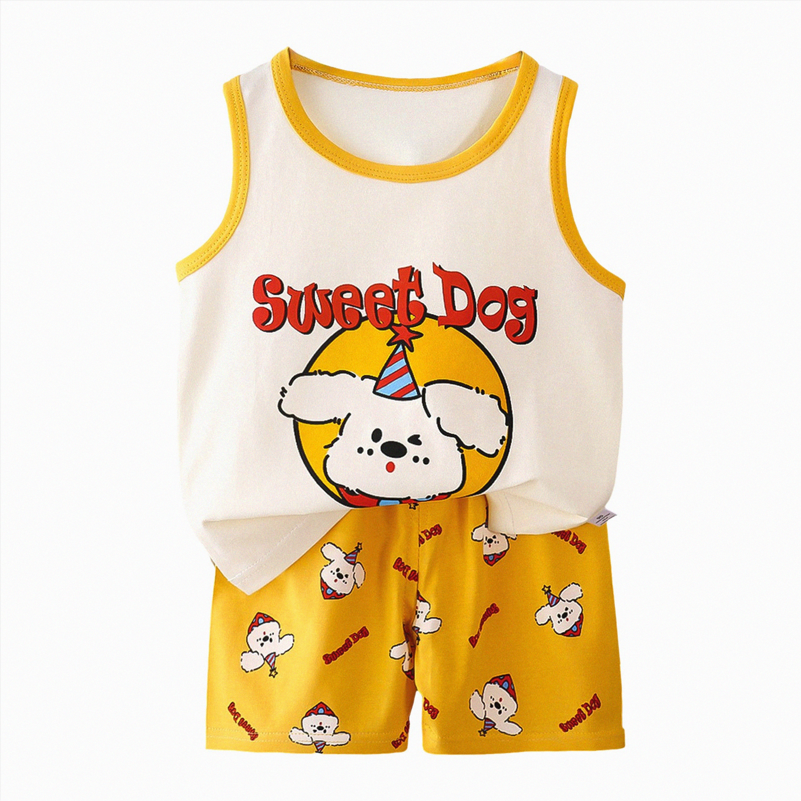 HCNTES Children's Stretchable Vest Sleepwear & Dailywear Soft ...