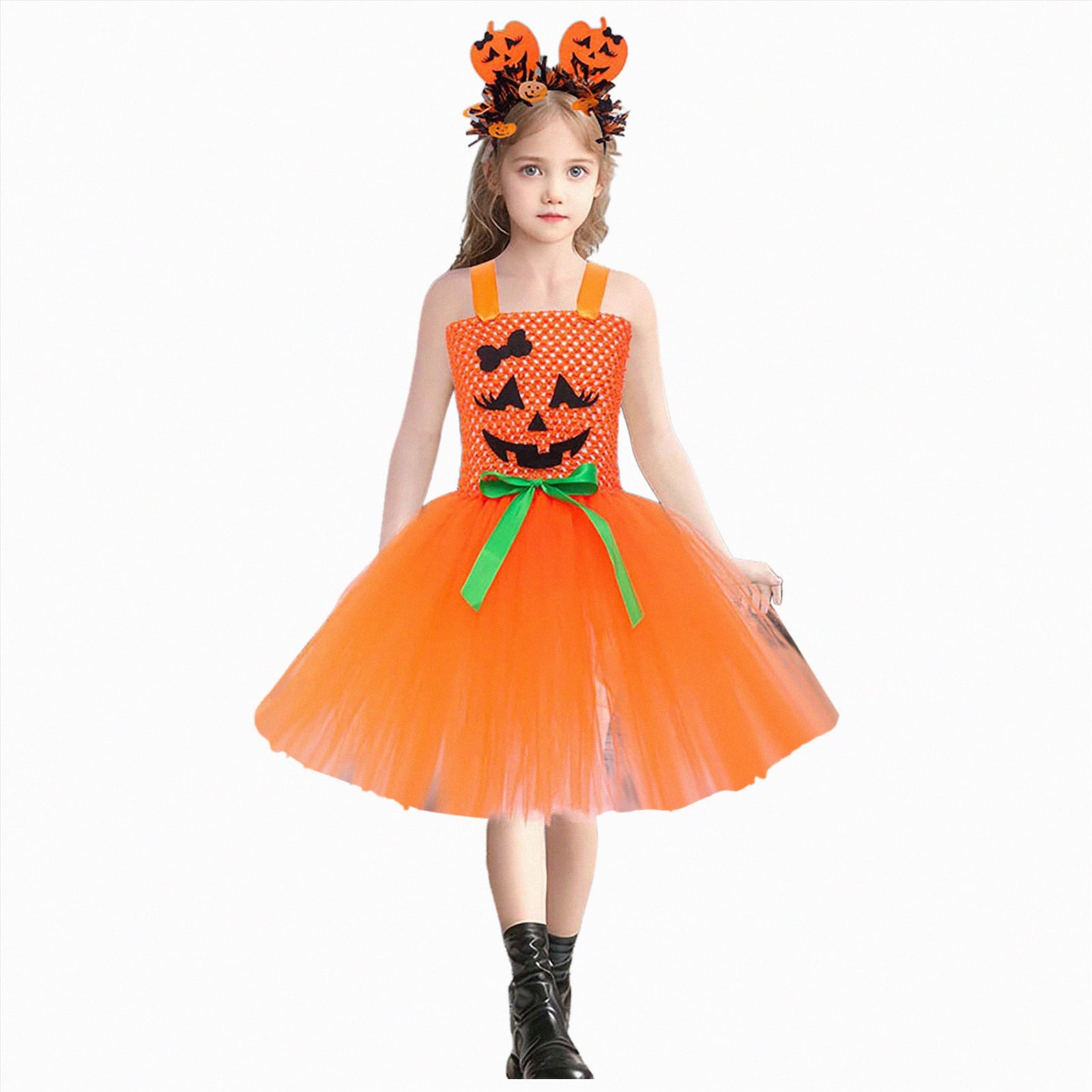 HCNTES Costume Dress for Girls Cosplay Dress Kid Halloween Costumes ...