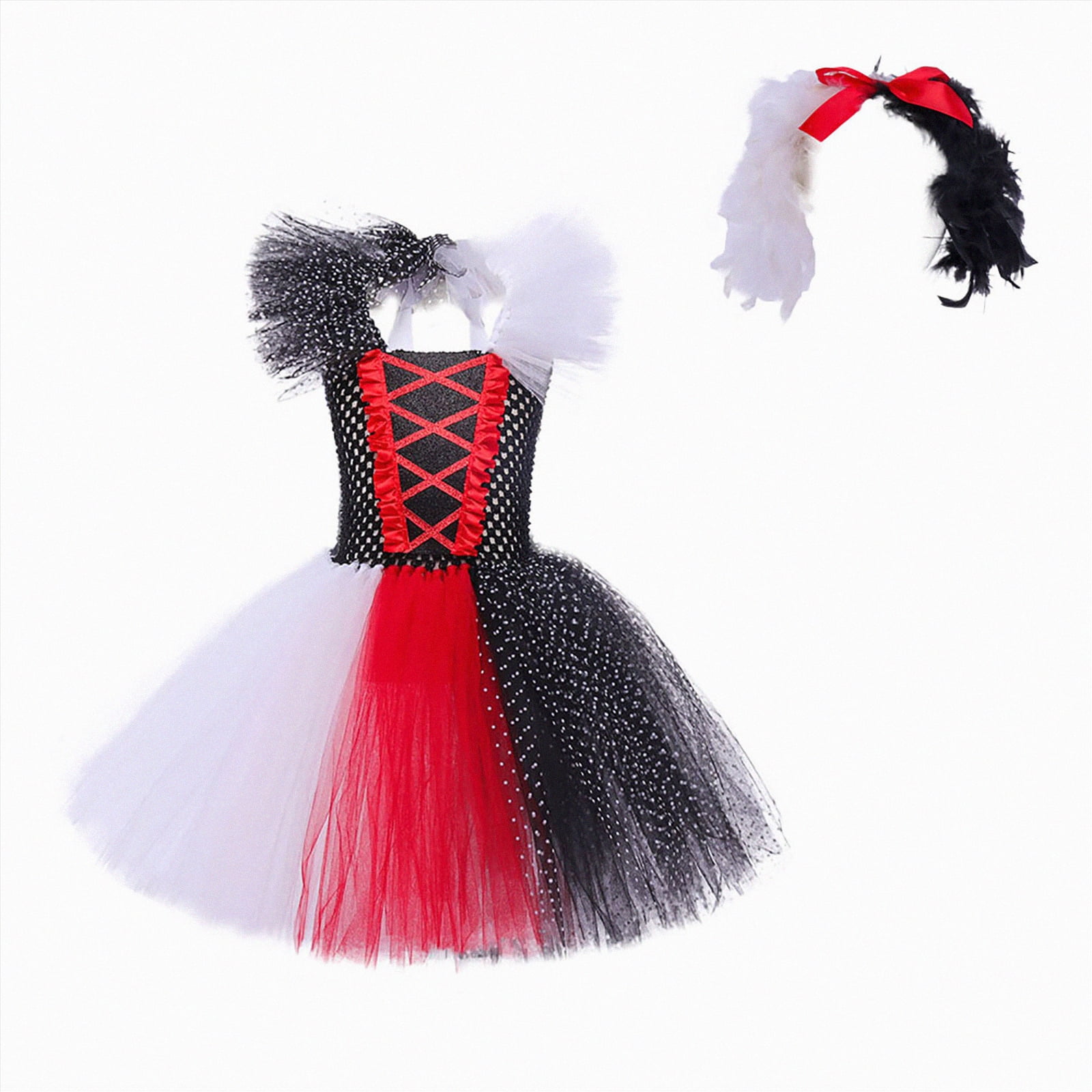 HCNTES Costume Dress for Girls Cosplay Dress Kid Halloween Costumes ...