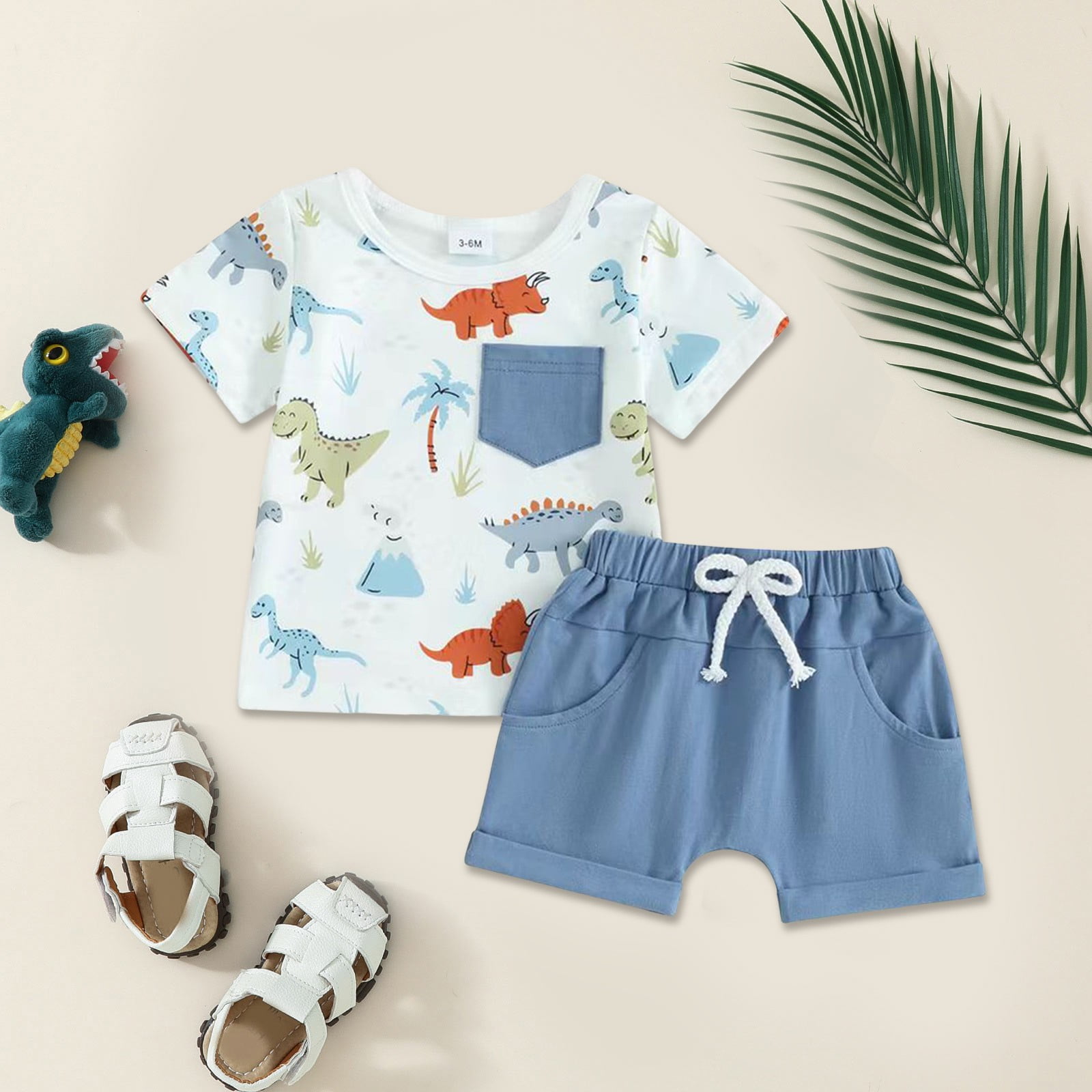 HCNTES Fashion-Forward Floral Shorts Set with a Stylish Short Sleeve T ...