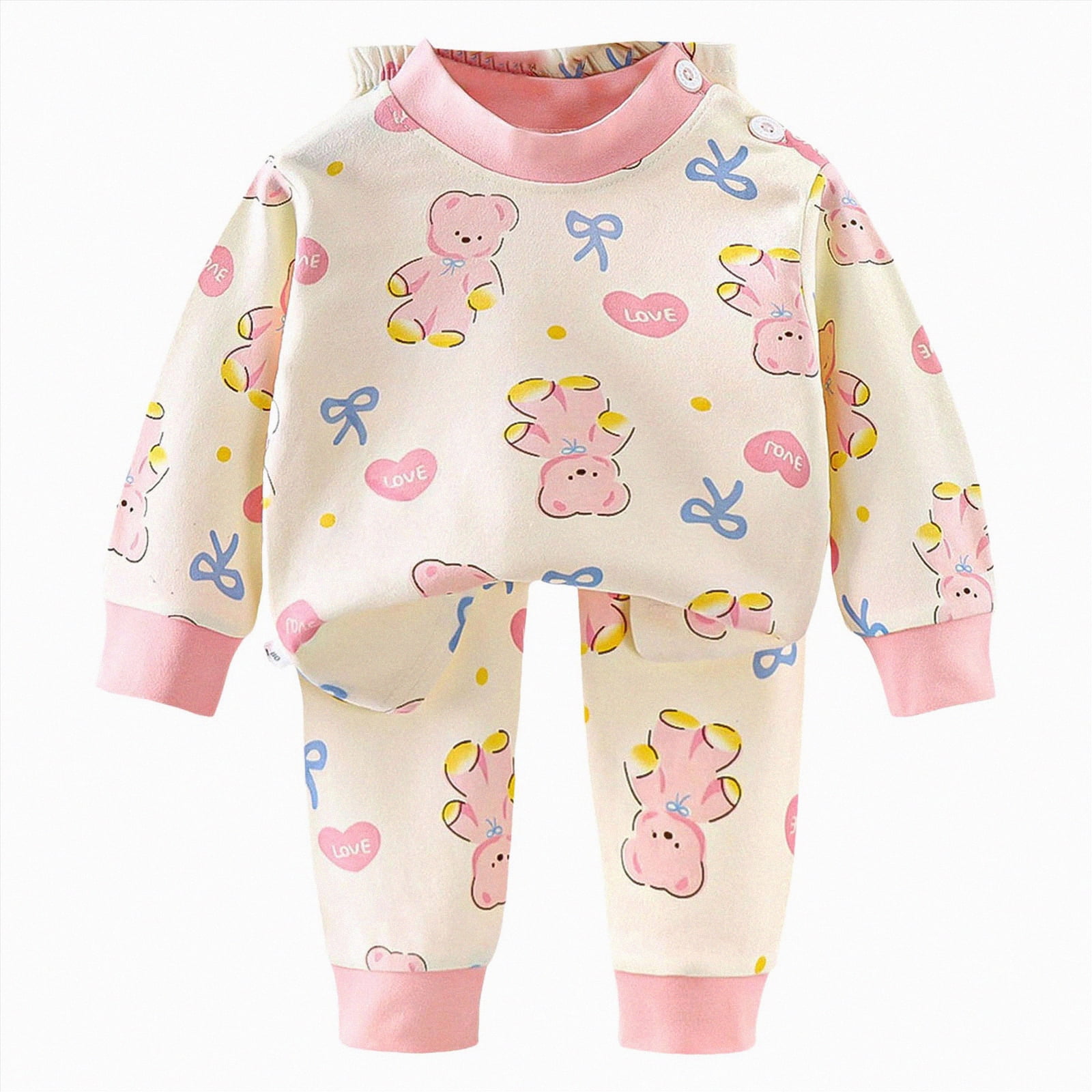 HCNTES Baby Boy Girl Fall Winter Sweatshirt Pant Outfits Toddler Long ...