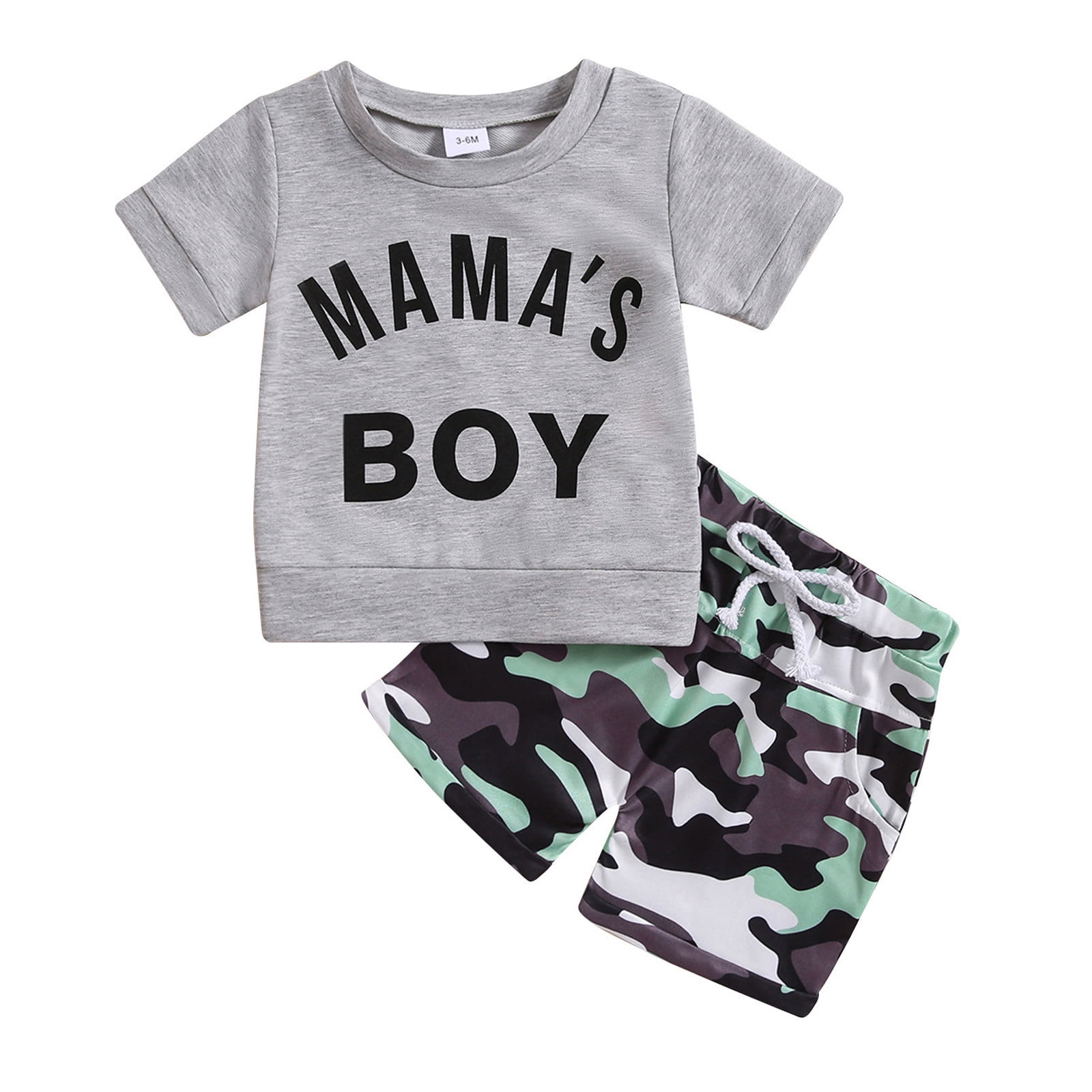 HCNTES Kids Summer Sport T-Shirt and Shorts Set Clothing Sets Tracksuit ...