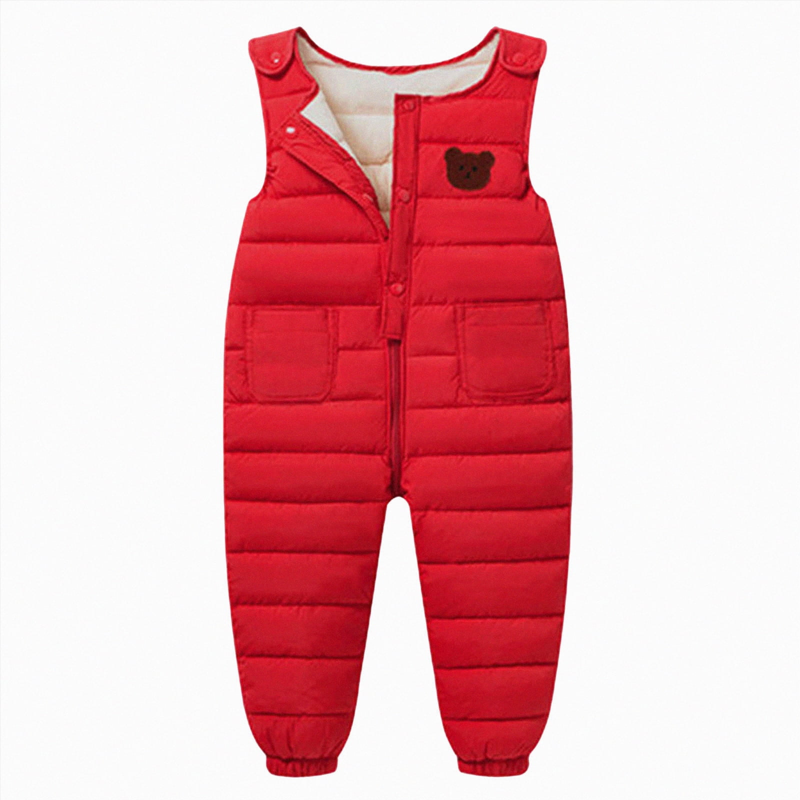 HCNTES Kids Winter Snow Bib Overalls Toddler Waterproof Design ...