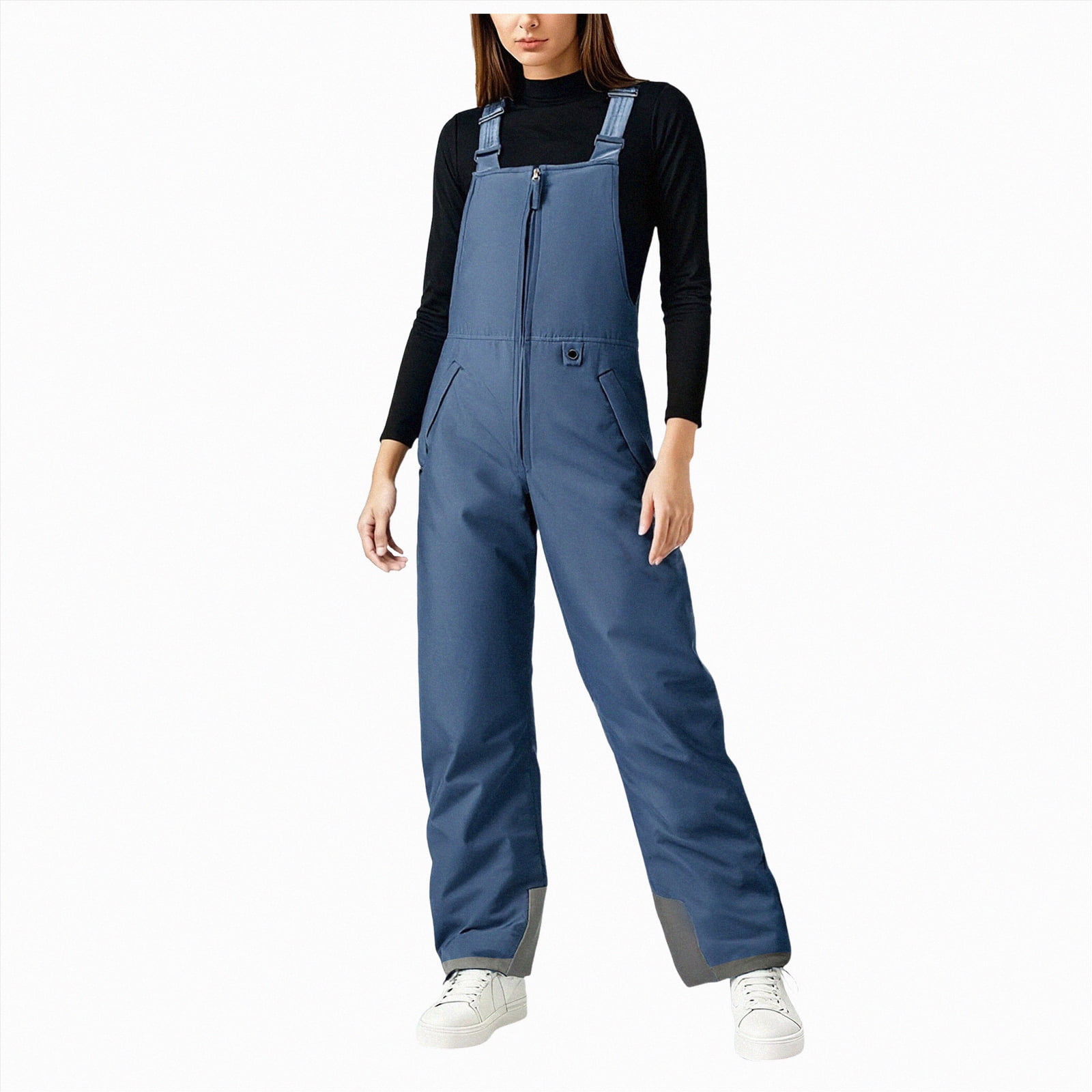 HCNTES Ladies Skiing Snow Bibs Waterproof Insulated Overalls with ...