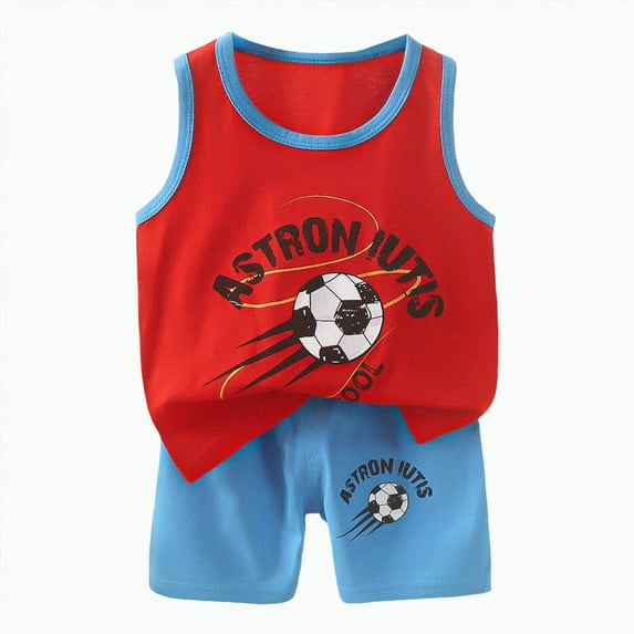 HCNTES Little Big Kids Vest Pajamas Outfit Adorable Sleeveless Top and ...