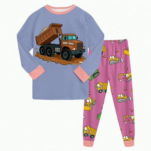 HCNTES Little Boys Long Sleeve Shirt & Straight Leg Pants Set Fall ...