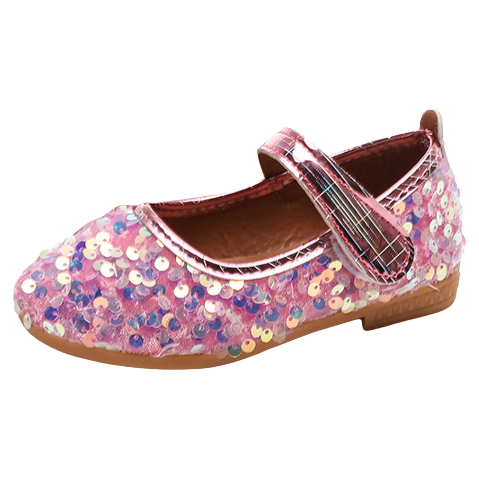 HCNTES Little Girls Dress Shoes Princess Ballet Shoes Flower Girl ...