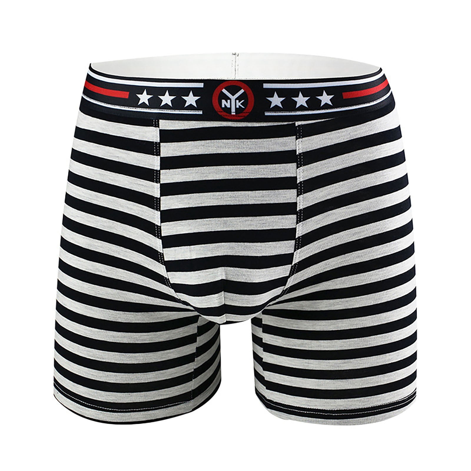 HCNTES Men’s Boxer Briefs & Trunks, Stretch Cotton Moisture-Wicking ...