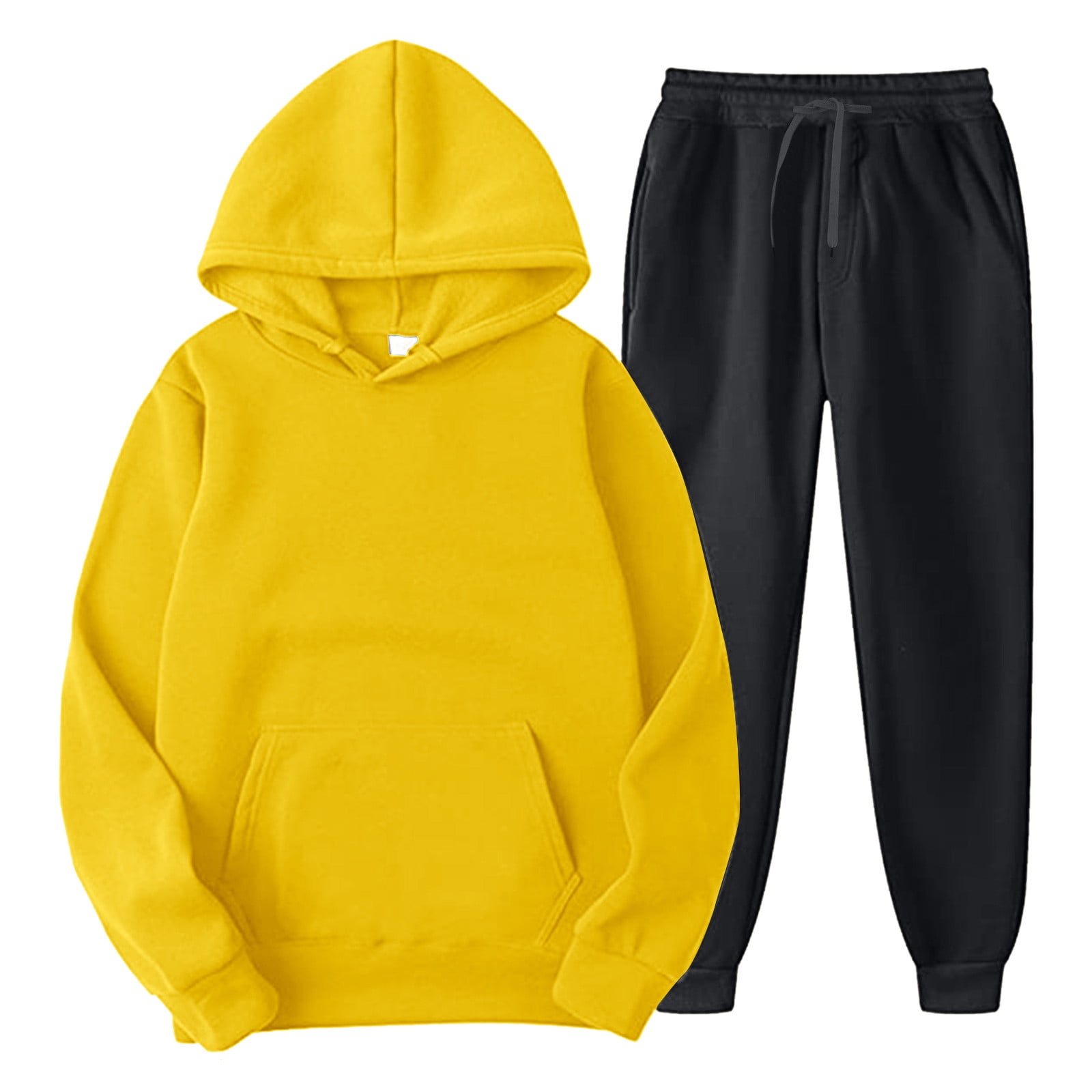 HCNTES Men's Tracksuit 3 Piece Sweatsuit Long Sleeve Pullover Athletic ...