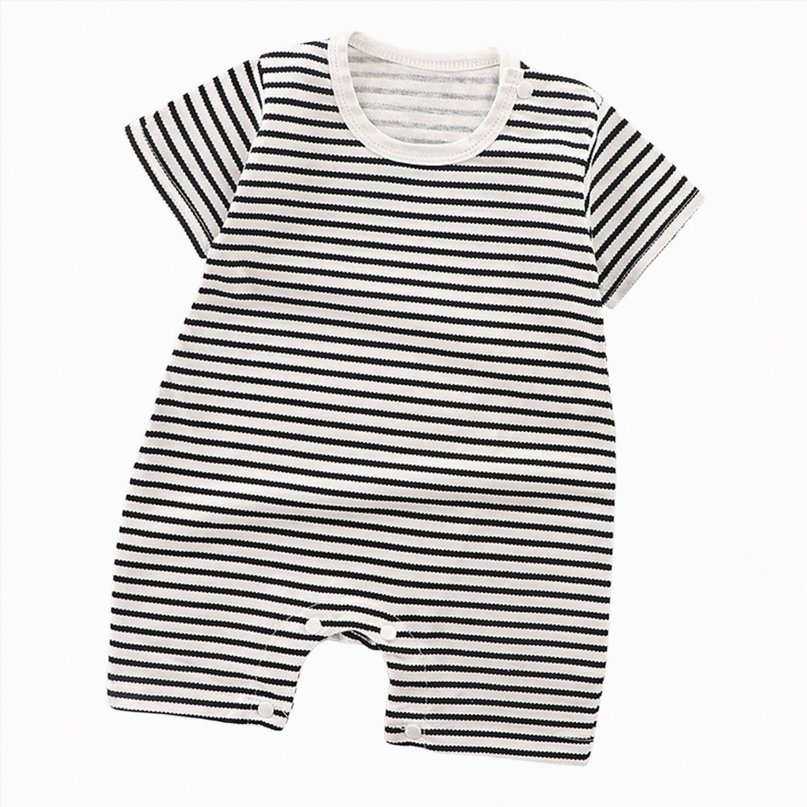 HCNTES Newborn Infant Baby Unisex Short Sleeve Jumpsuit Romper One ...
