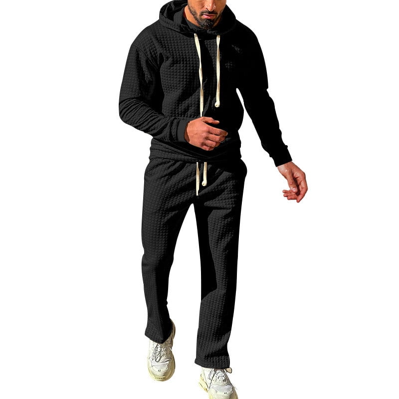 HCNTES Sweat suits men Tracksuits 9 Piece sets Athletic Jogging suits ...