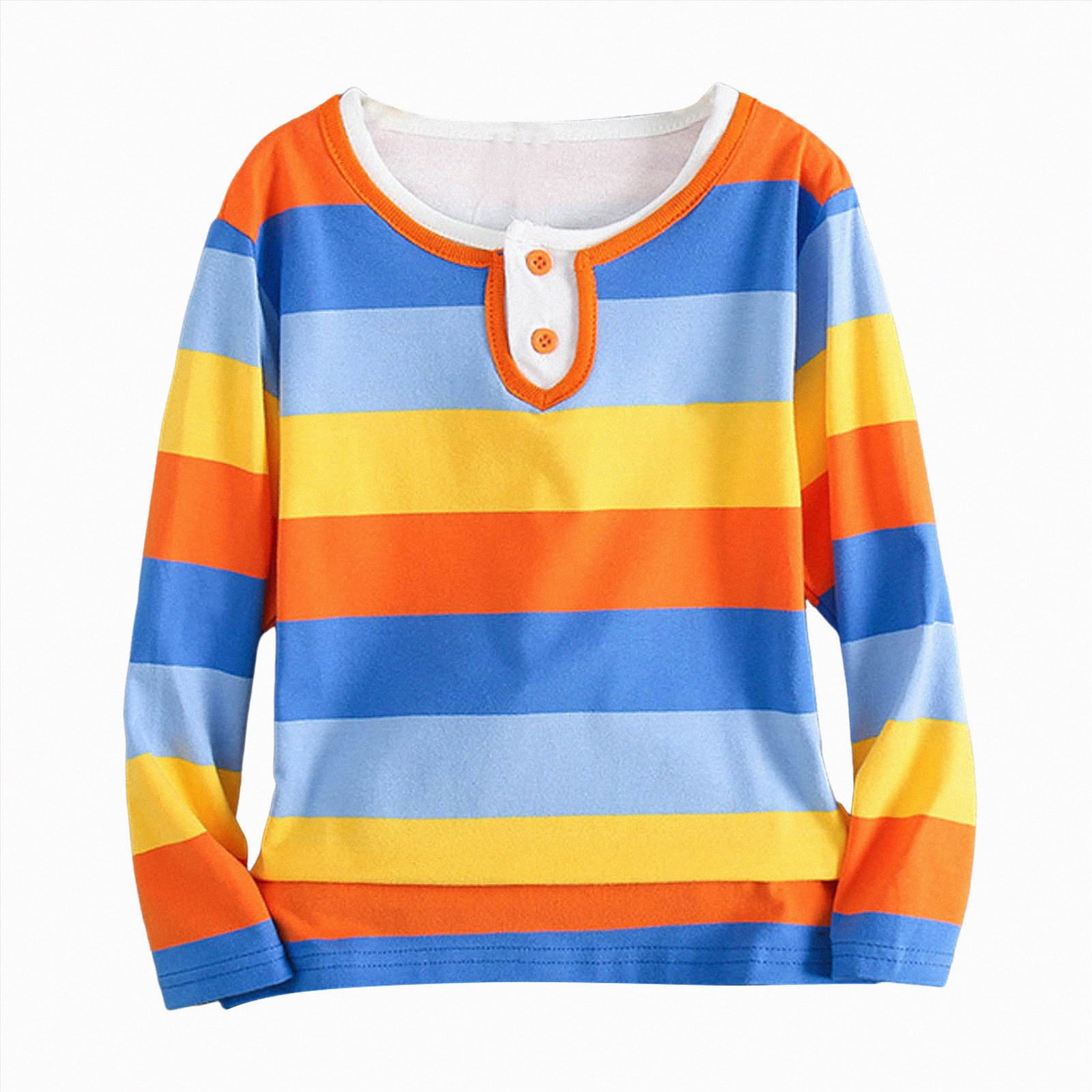 HCNTES Teen Boys Long Sleeve Polo Shirts 2-15Years Casual School ...