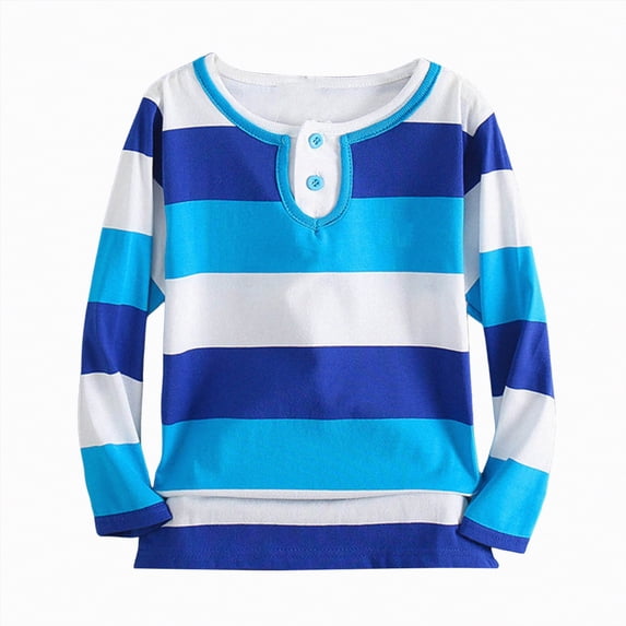 HCNTES Teen Boys Long Sleeve Polo Shirts 2-15Years Casual School ...