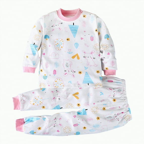 HCNTES Toddler Baby Boy 2pcs Loungewear Outfits Set Long Sleeve Tops ...