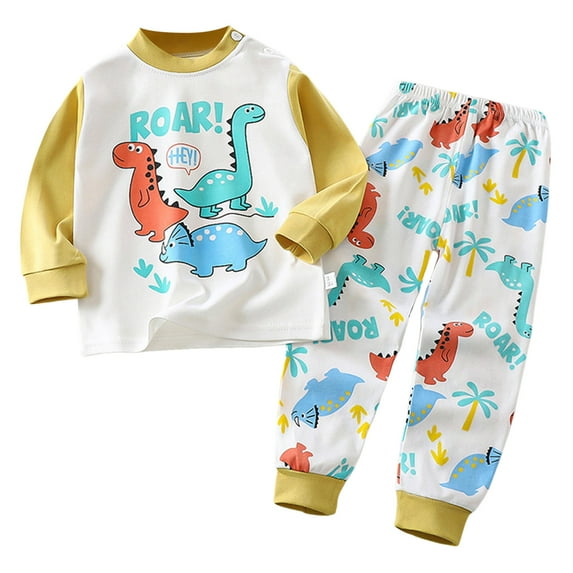 HCNTES Toddler Baby Boys Fall Winter Clothes Letter Long Sleeve ...