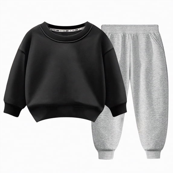 HCNTES Toddler Baby Girl Boy Outfit Long Sleeve Sweatshirt Top Pants ...