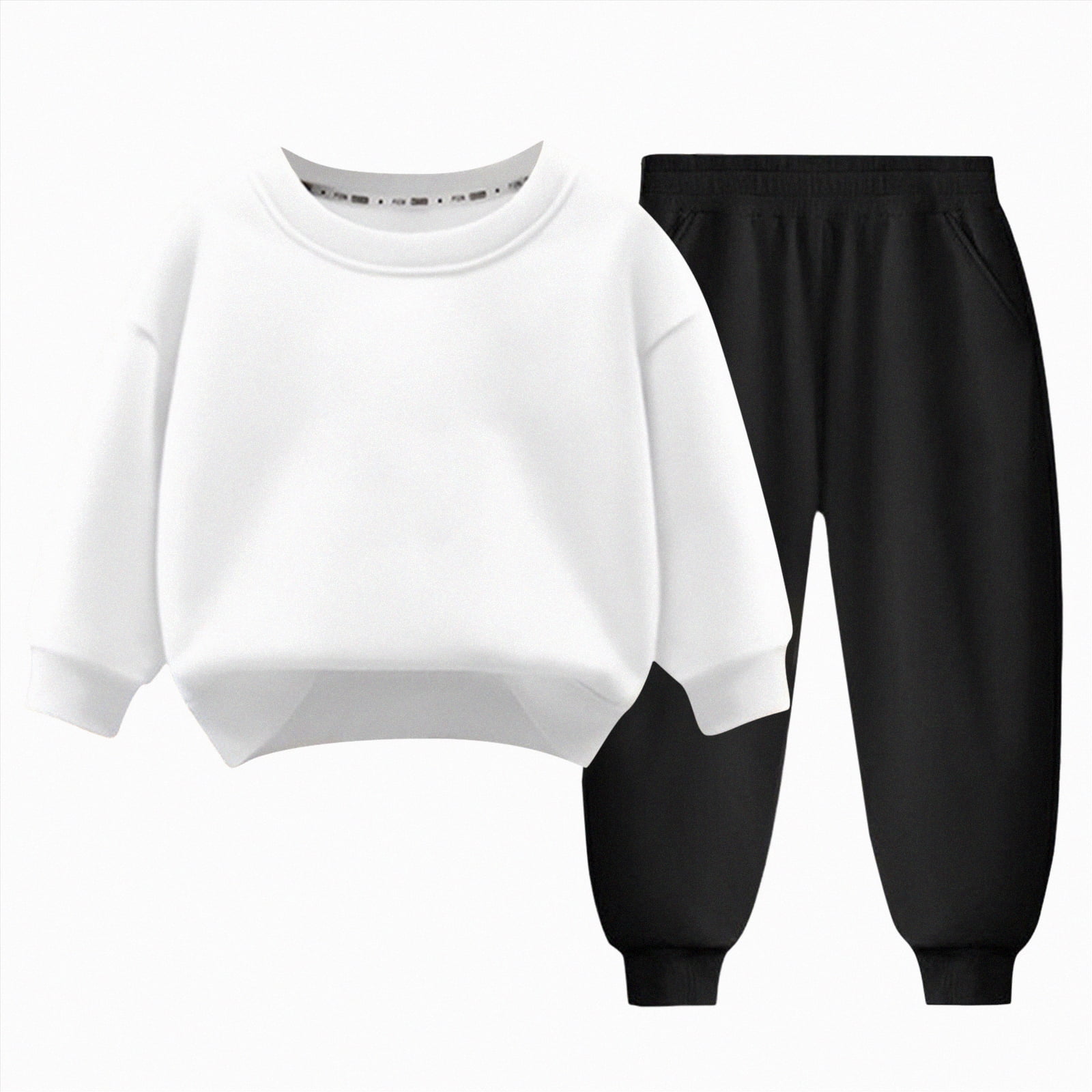 HCNTES Toddler Baby Girl Clothes Fall Outfits Long Sleeve Sweatshirt ...