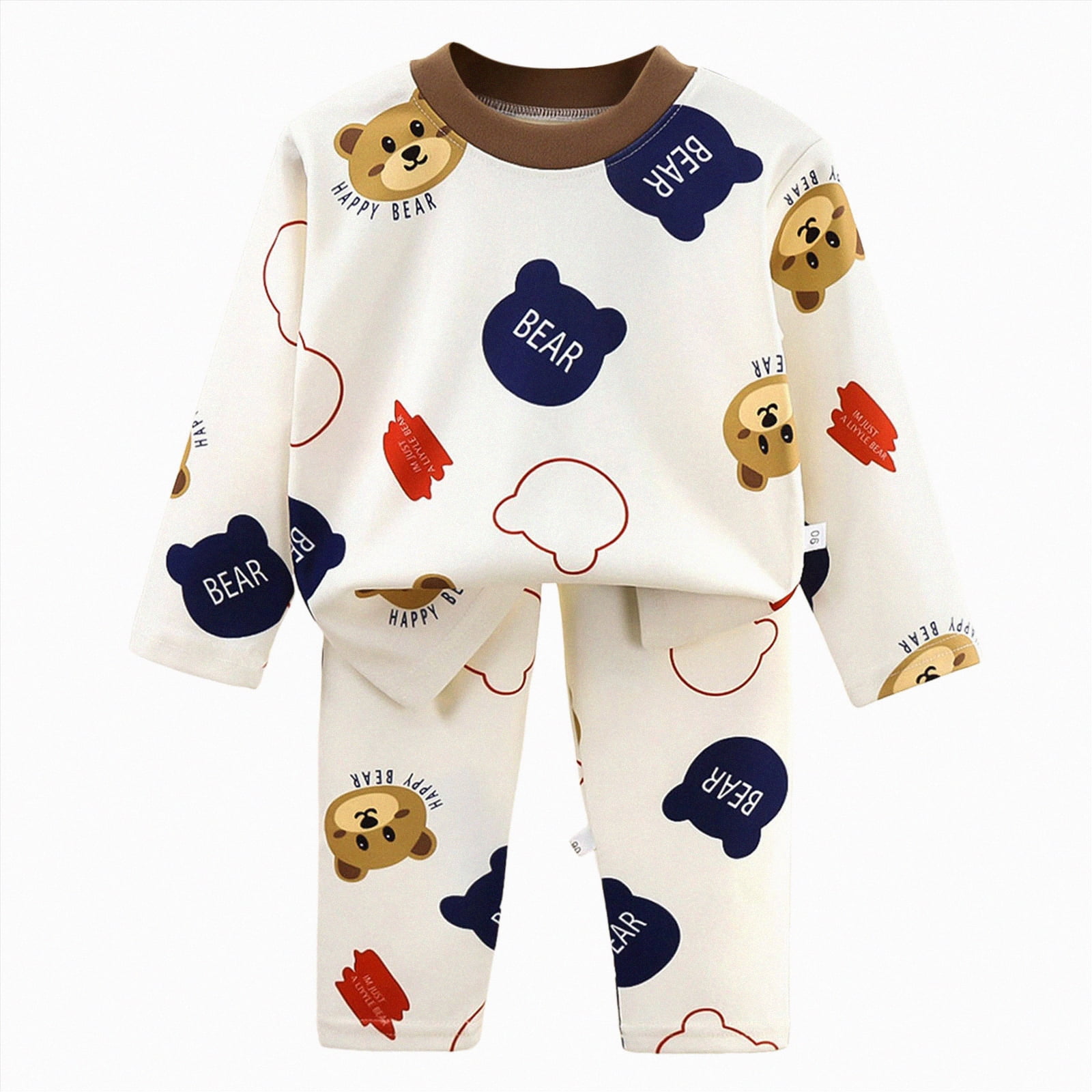 HCNTES Toddler Boy 2-piece Pajamas Sleepwear Pjs for Baby All-Weather ...