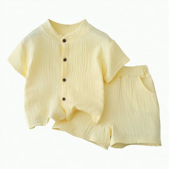 HCNTES Toddler Boy Clothes Baby Boys Summer Outfits Patchwork Short ...