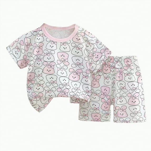 HCNTES Toddler Girls Boys Clothes Spring Summer Outfits Baby Short ...