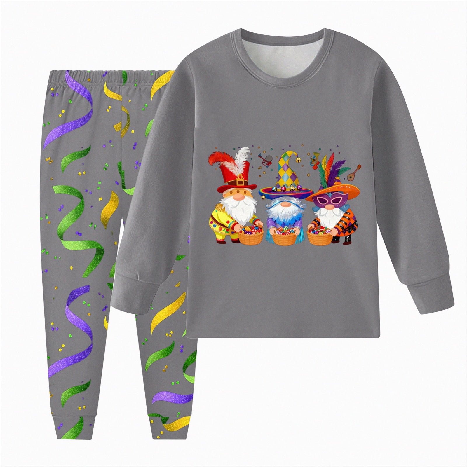 HCNTES Toddler Girls Tie Clothes - Cute Outfits Casual Pullover Long ...